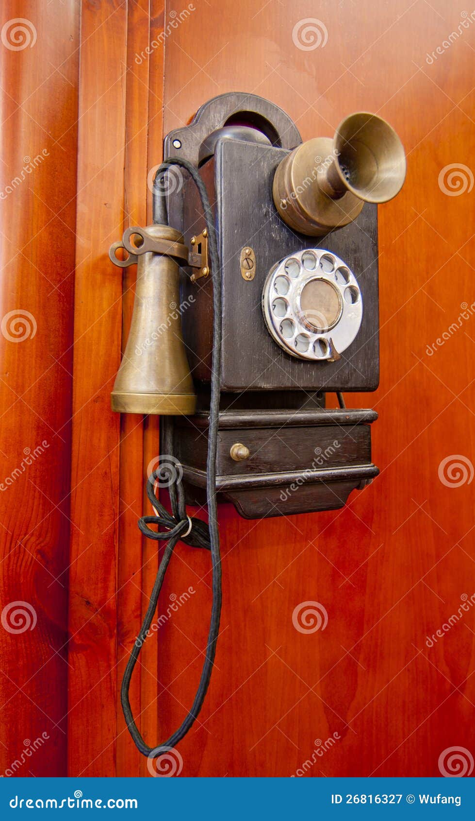 Altes Telefon stockbild. Bild von hörer, geschäft, nostalgie - 26816327