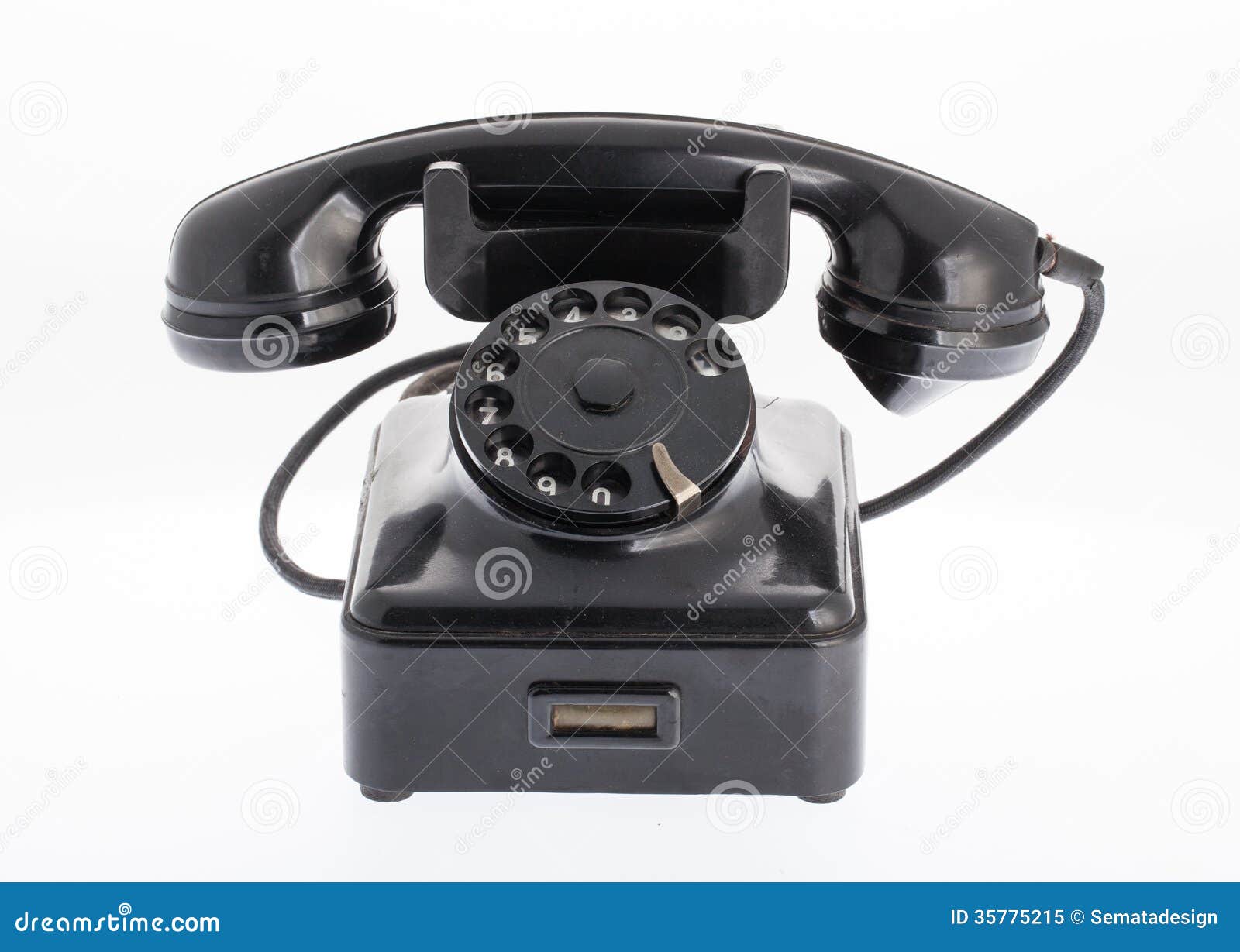 Altes Telefon stockbild. Bild von hintergrund, klassisch - 35775215