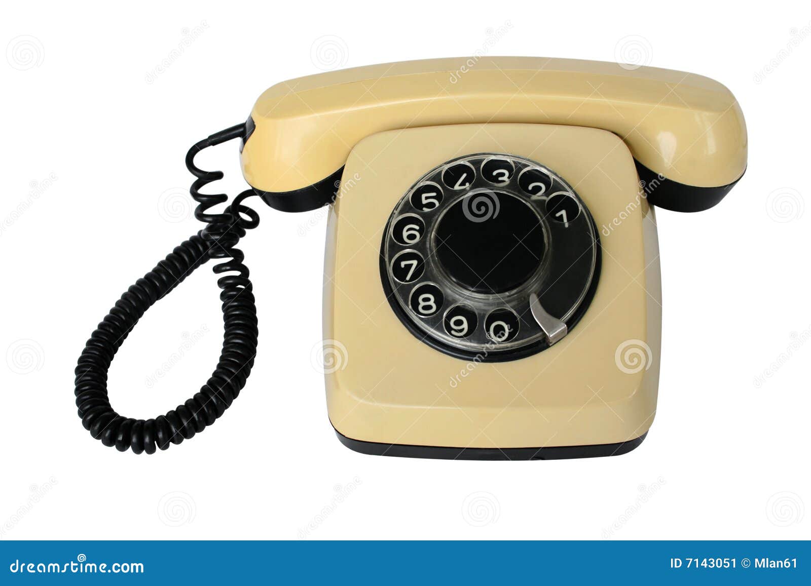 Altes Telefon stockbild. Bild von kommunikation, hörer - 7143051