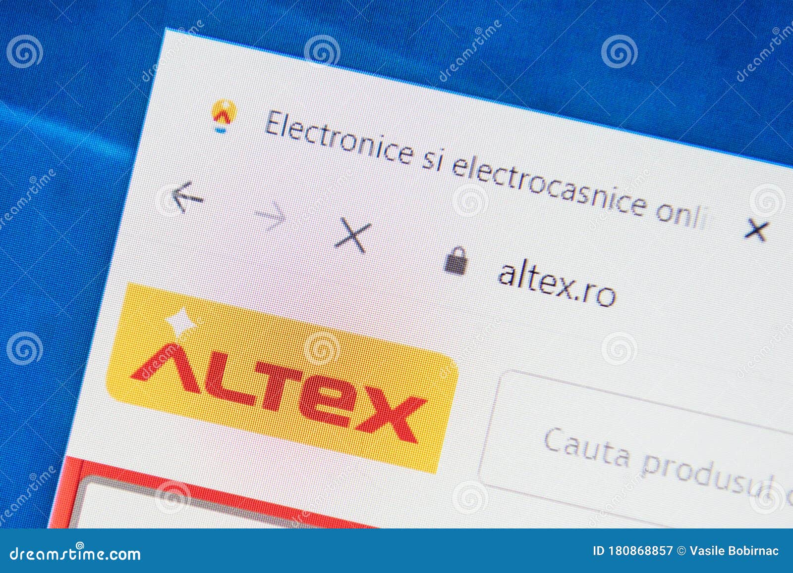 Altex.ro Web Site. Selective Focus. Editorial Photography - Image of ...