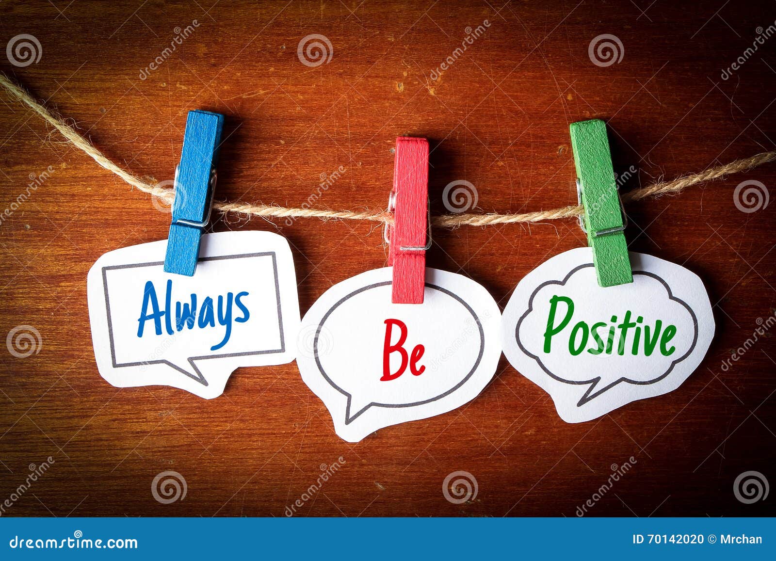 Altijd positief ben stock foto. Image of filosofie, gezond - 70142020