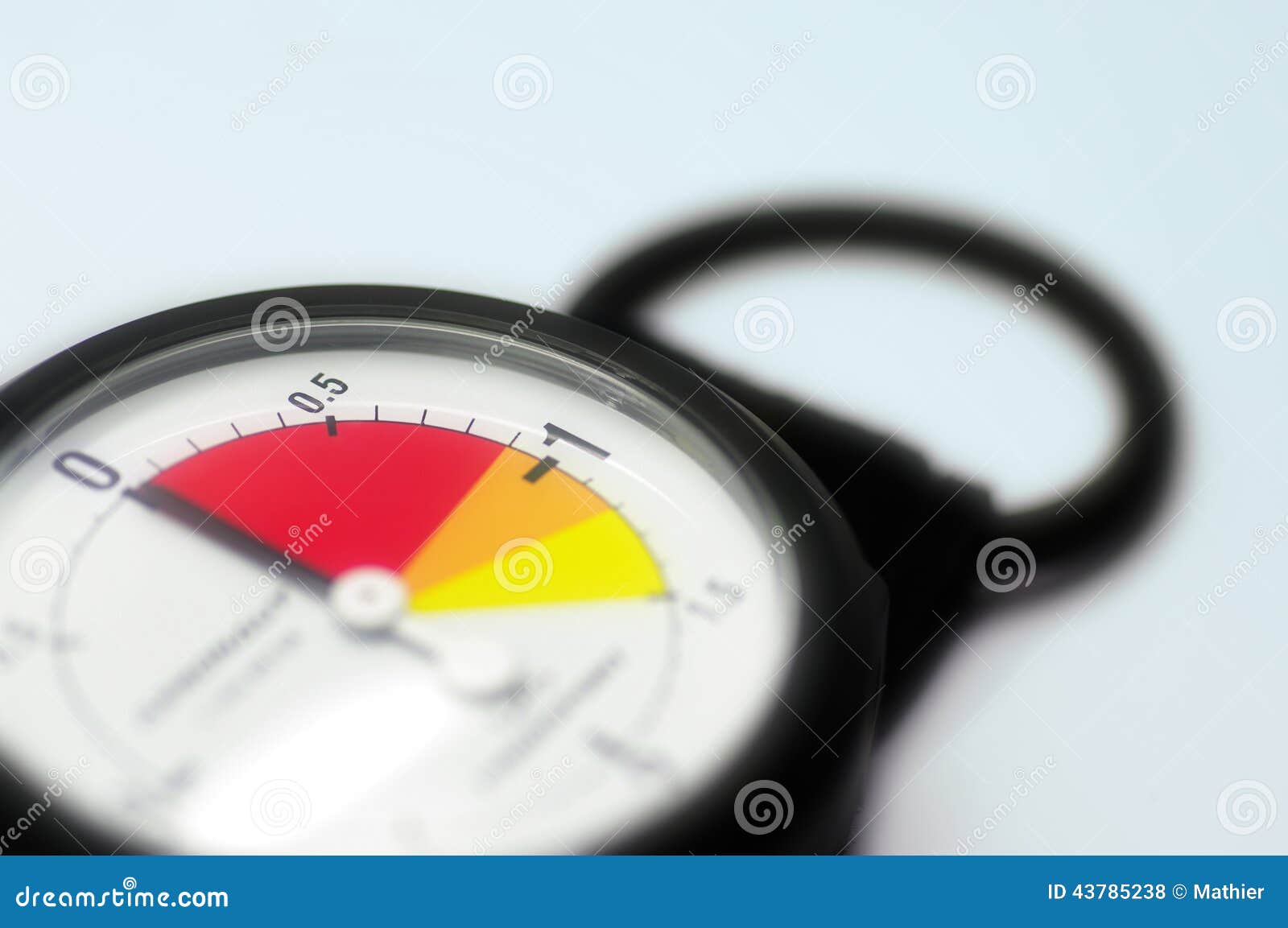 Altimeter - Needle on Zero stock photo. Image of paratrooper - 43785238