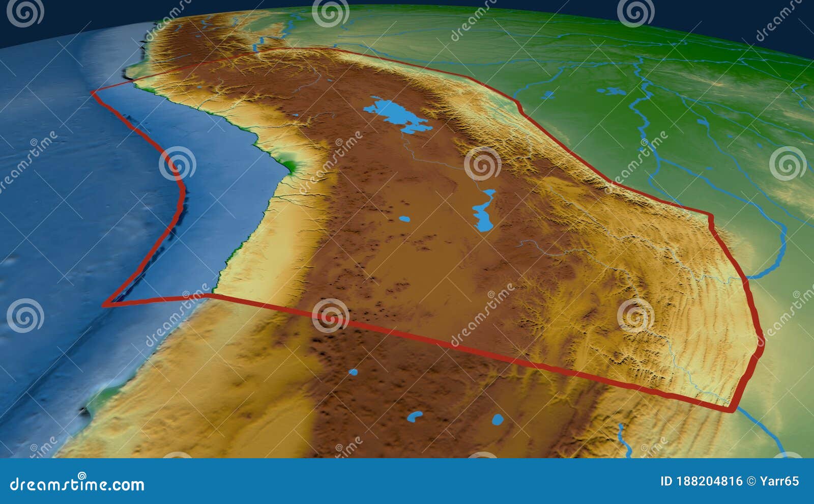 Altiplano Plate Outlined - Physical Stock Illustration - Illustration ...
