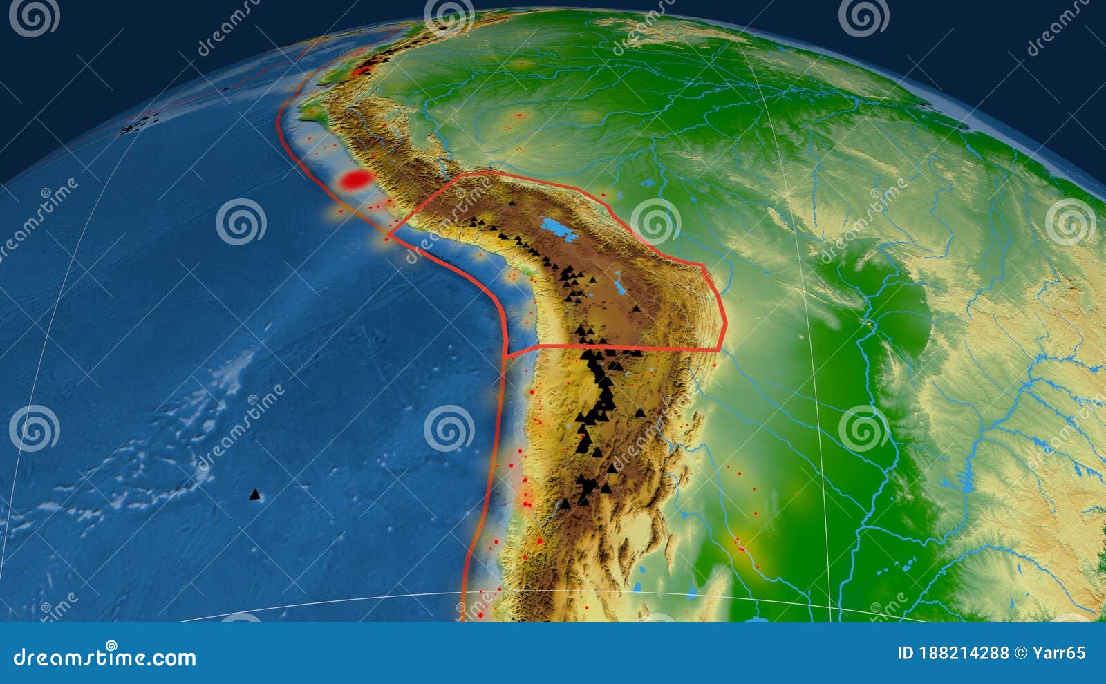 Altiplano Plate Outlined - Physical Stock Illustration - Illustration ...