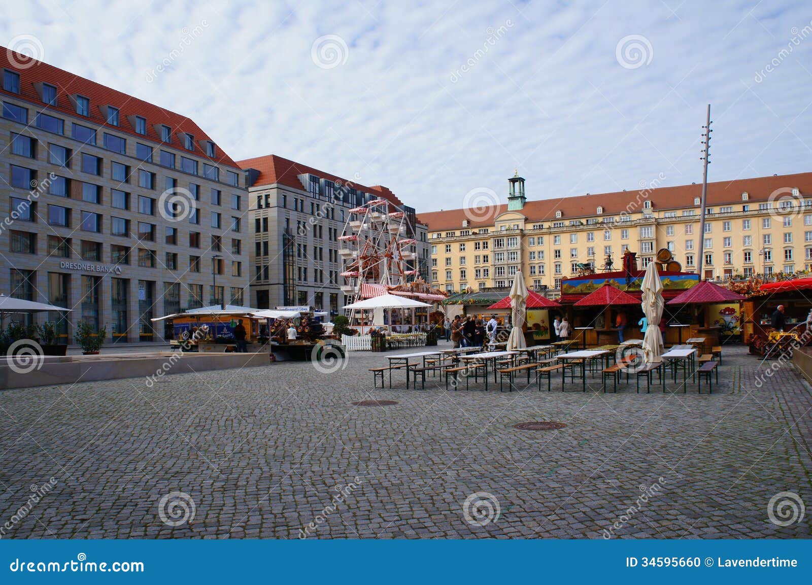 Altmarkt Autumn Fair in Dresden Editorial Image - Image of dresden ...