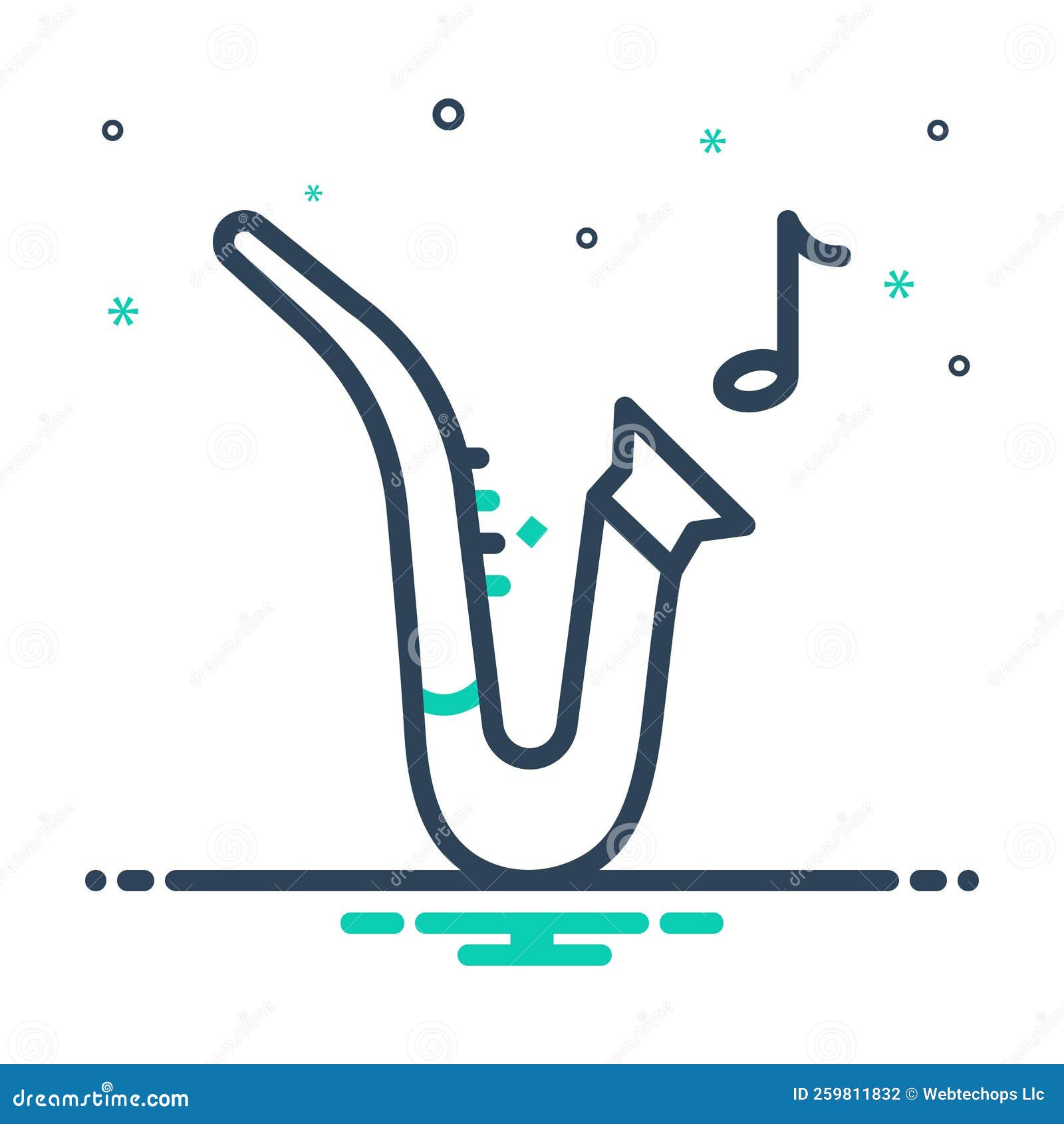 Mix Icon for Alto, Acoustic and Classical Stock Illustration ...