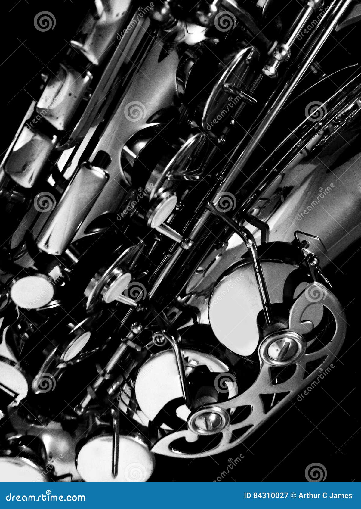 Alto Saxophone stock image. Image of metal, saxophone - 84310027