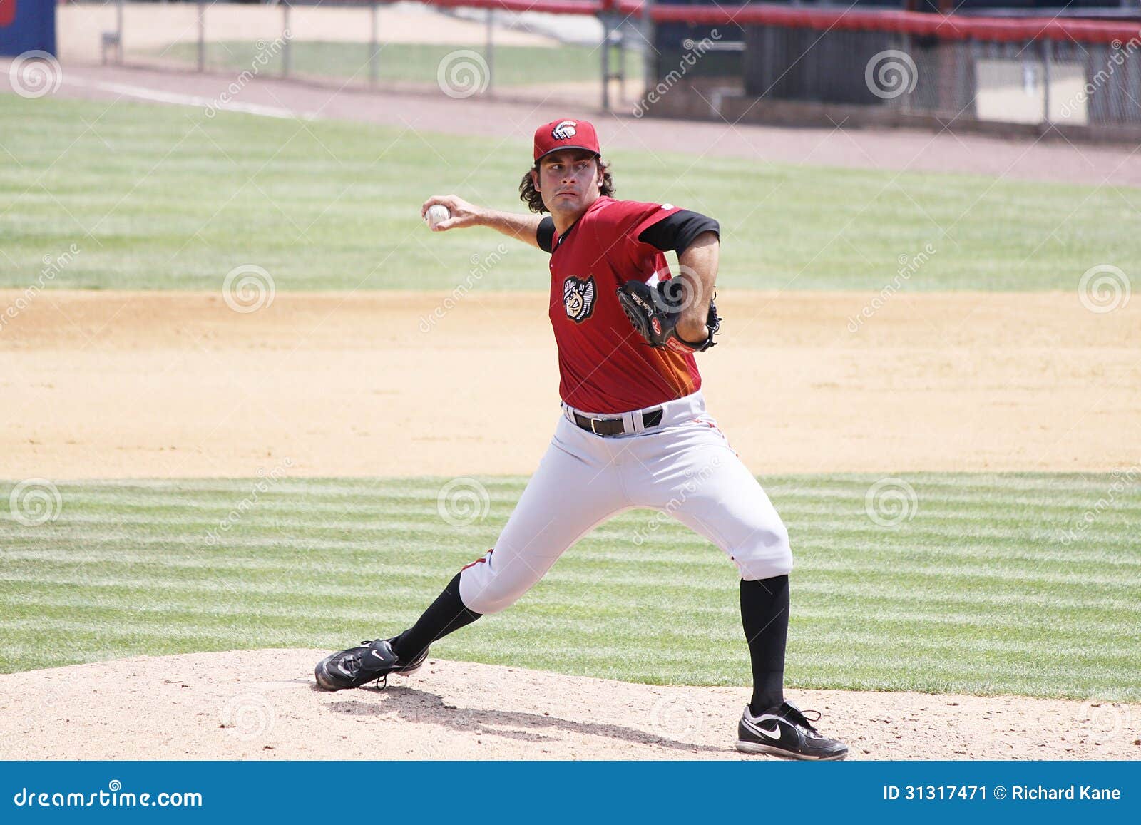 Altoona Curve Pitcher Robert Quinton Throws Editorial Photo - Image of ...