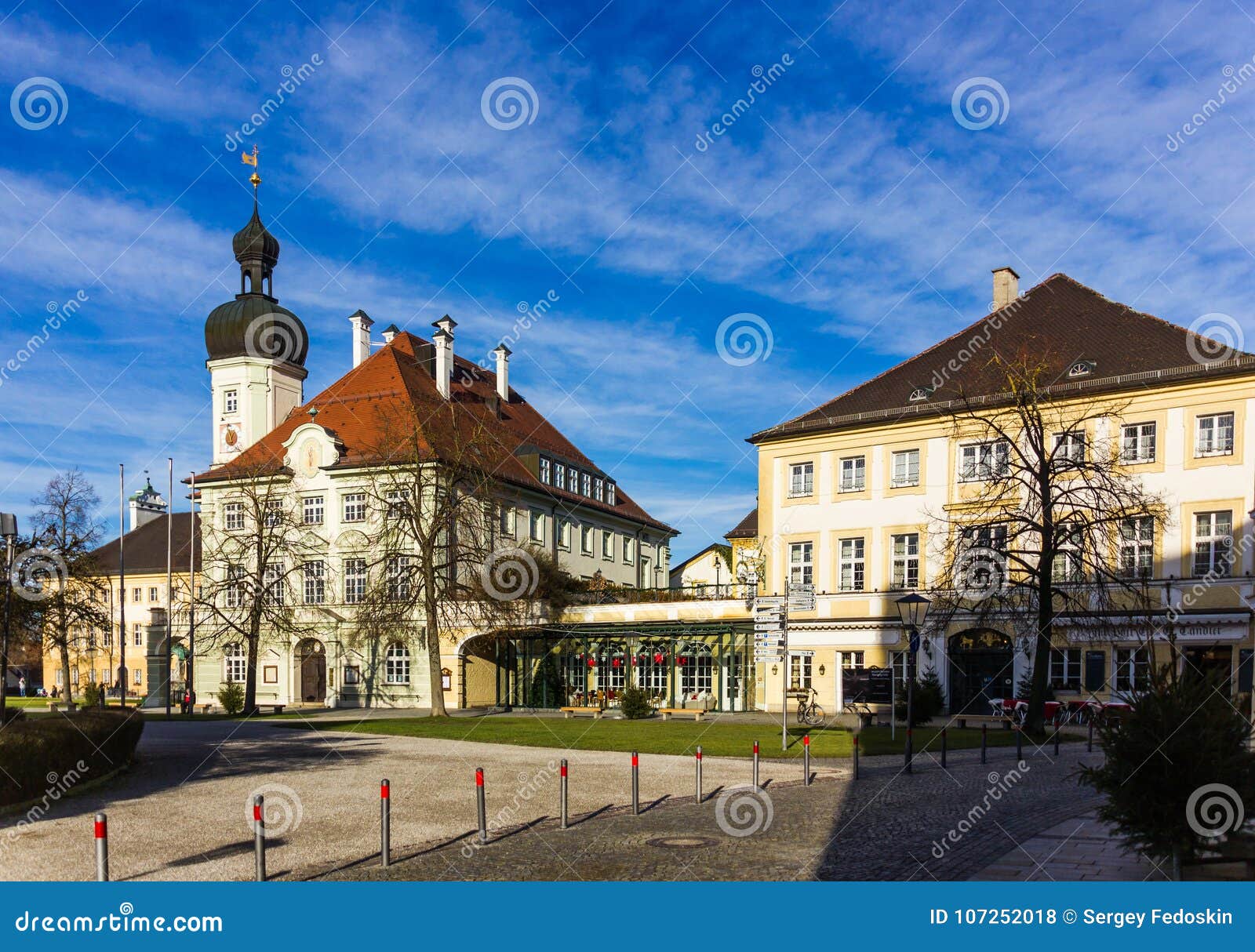 Altotting in Bavaria. Winter in Germany Stock Photo - Image of place ...