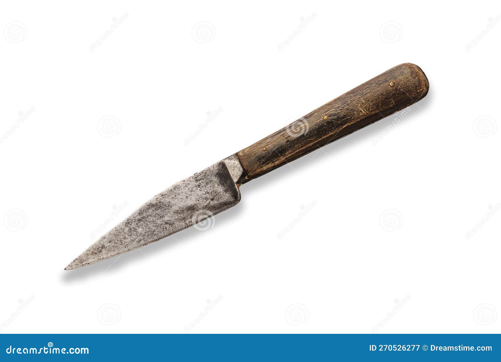 Old kitchen knife stock image. Image of close, isolated - 270526277