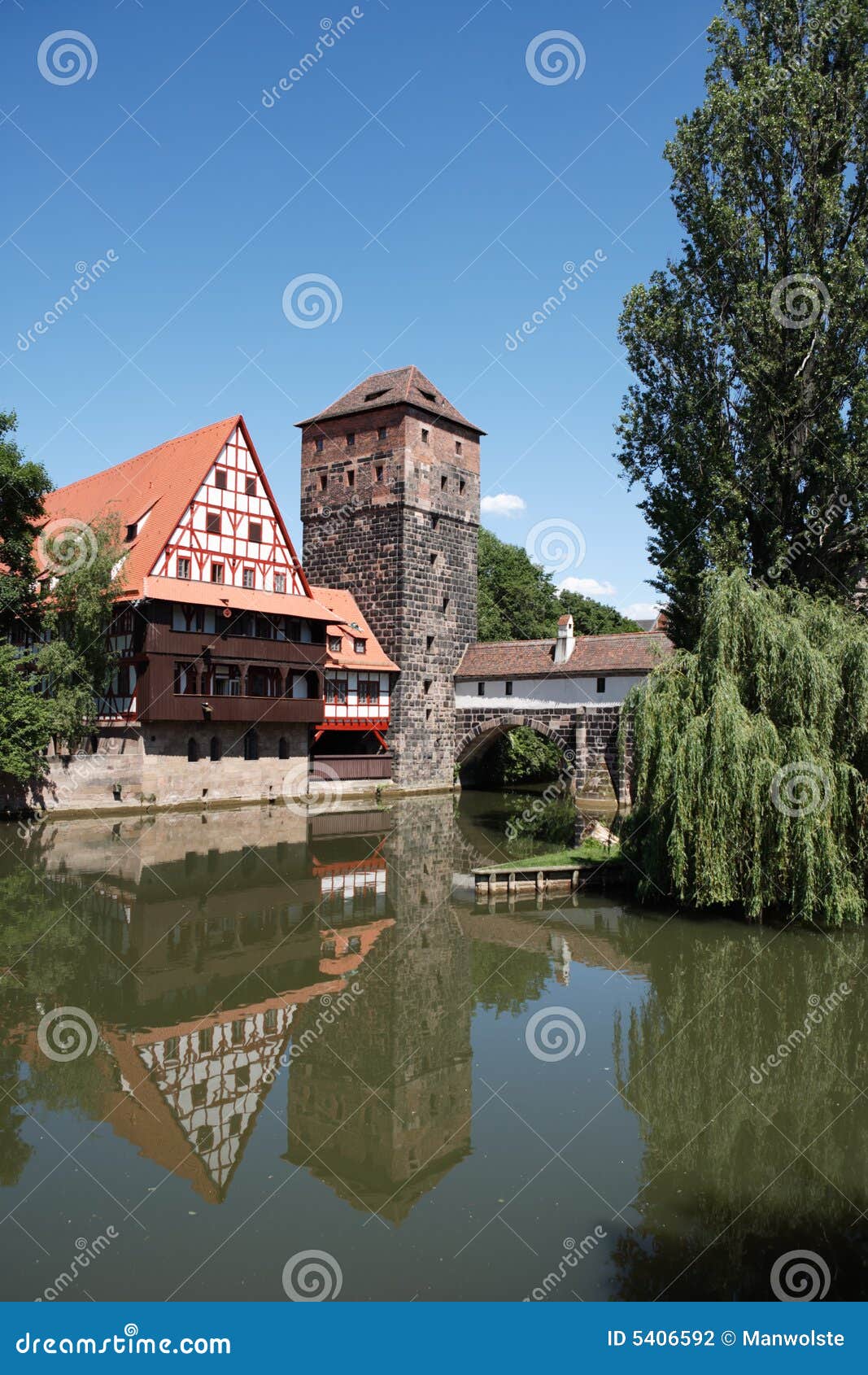 Altstadt Nuremberg stock photo. Image of landmark, ages - 5406592
