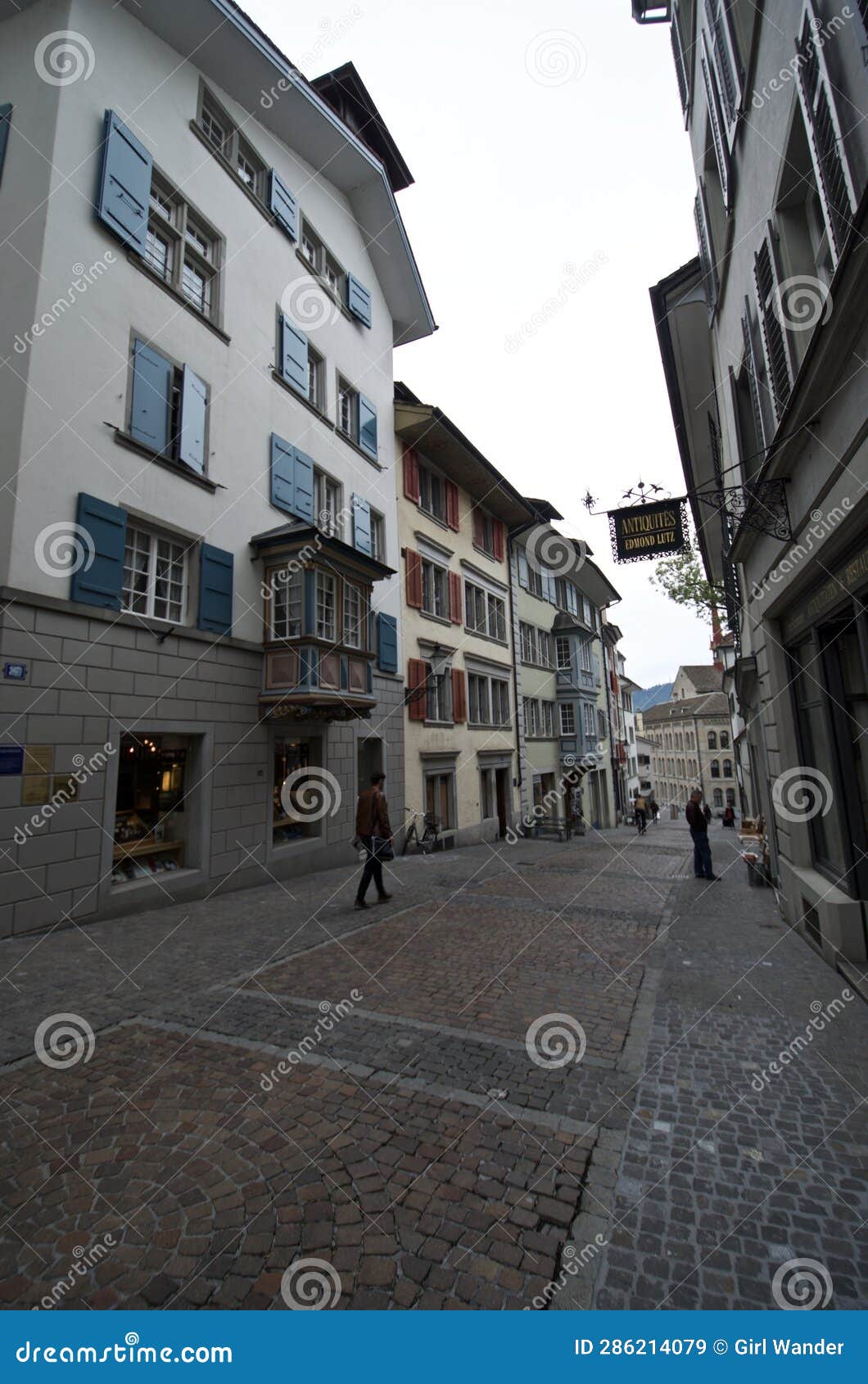 The Altstadt - Zurich, Switzerland. Editorial Stock Image - Image of ...