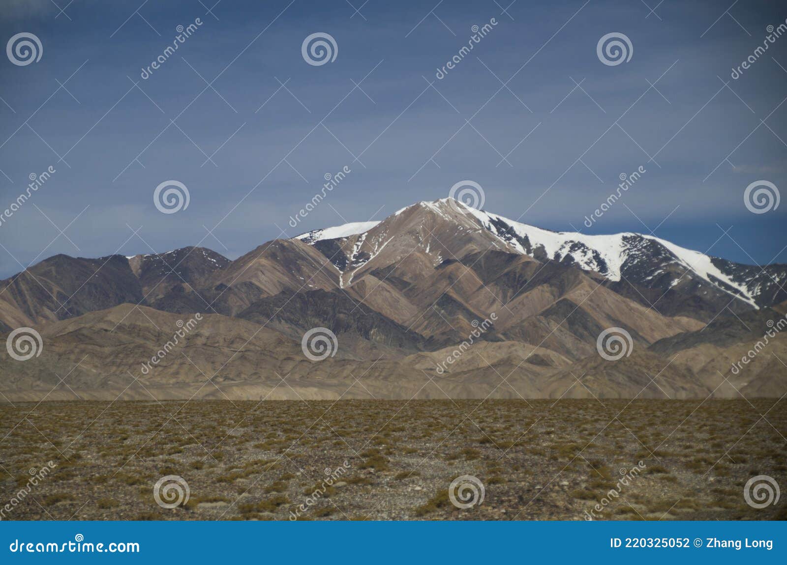 Altun Mountains stock photo. Image of snow, desert, black - 220325052