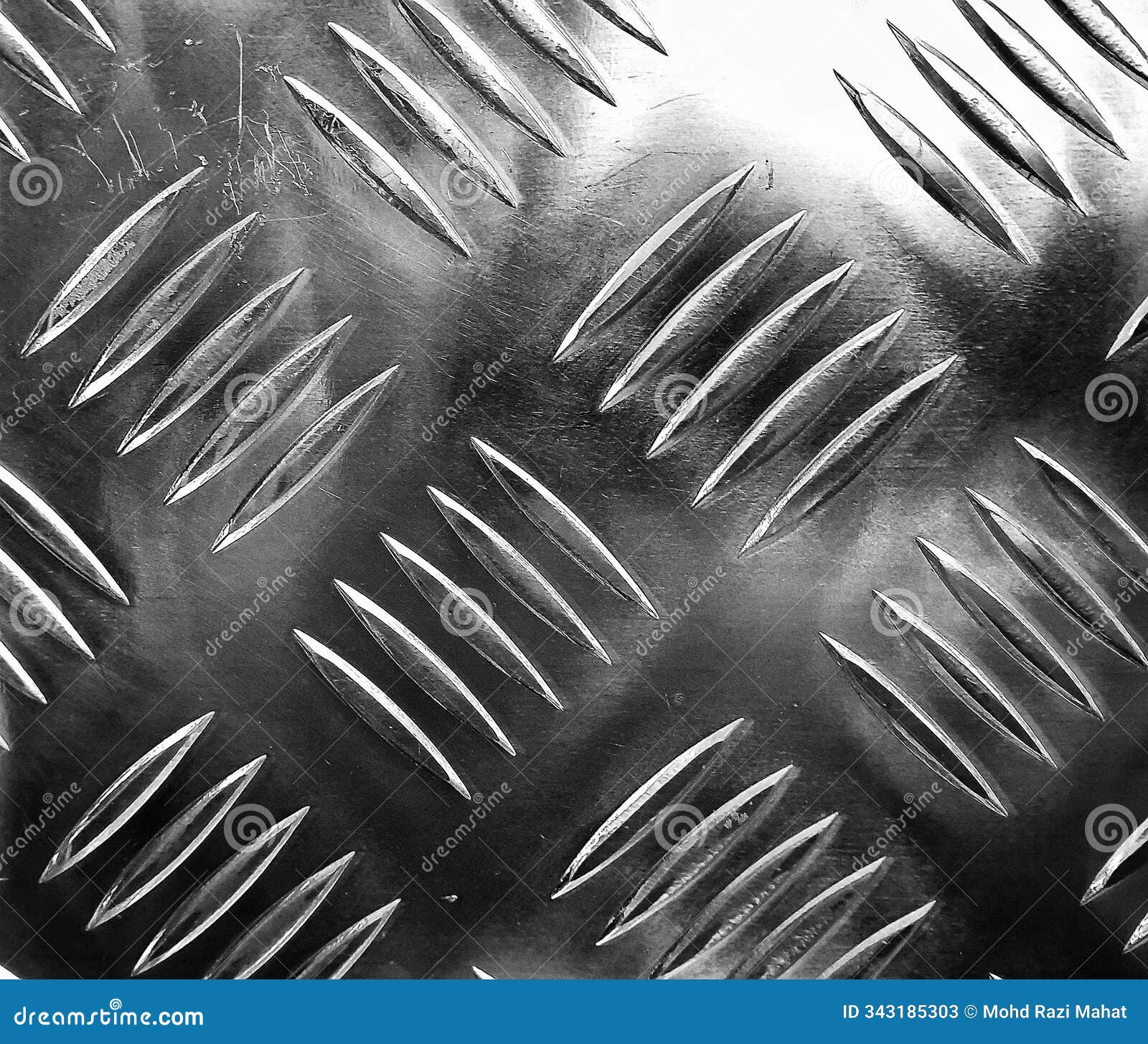 Alumininum checkered plate stock image. Image of checkered - 343185303