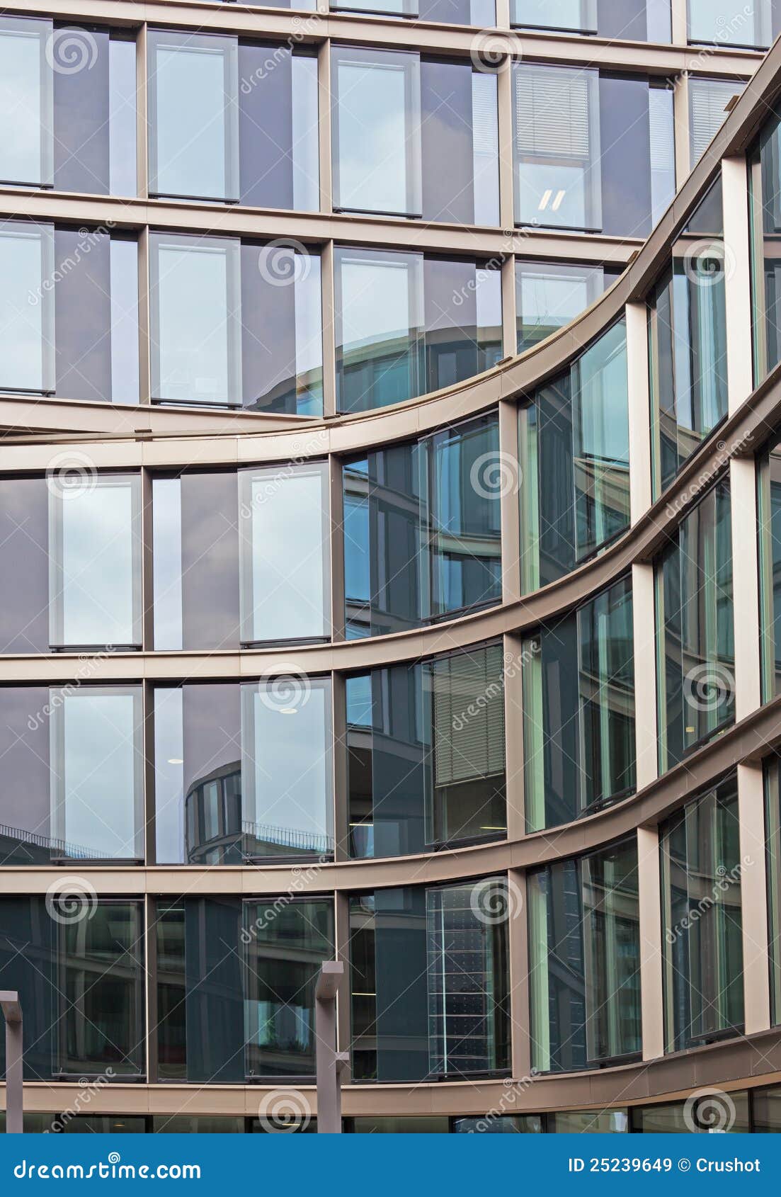 Aluminium building facade stock image. Image of metallic - 25239649
