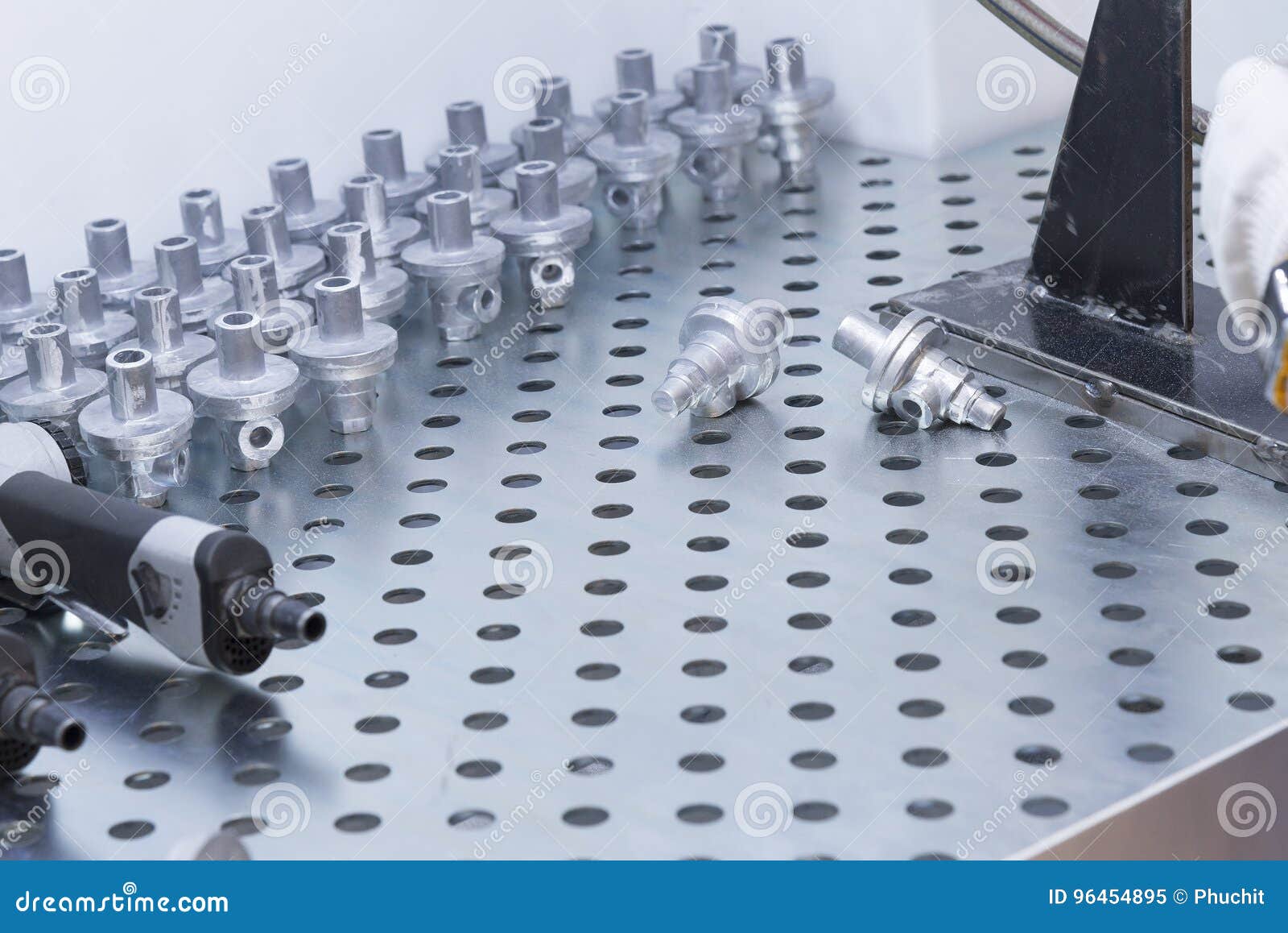 The aluminium casting part stock image. Image of casting - 96454895