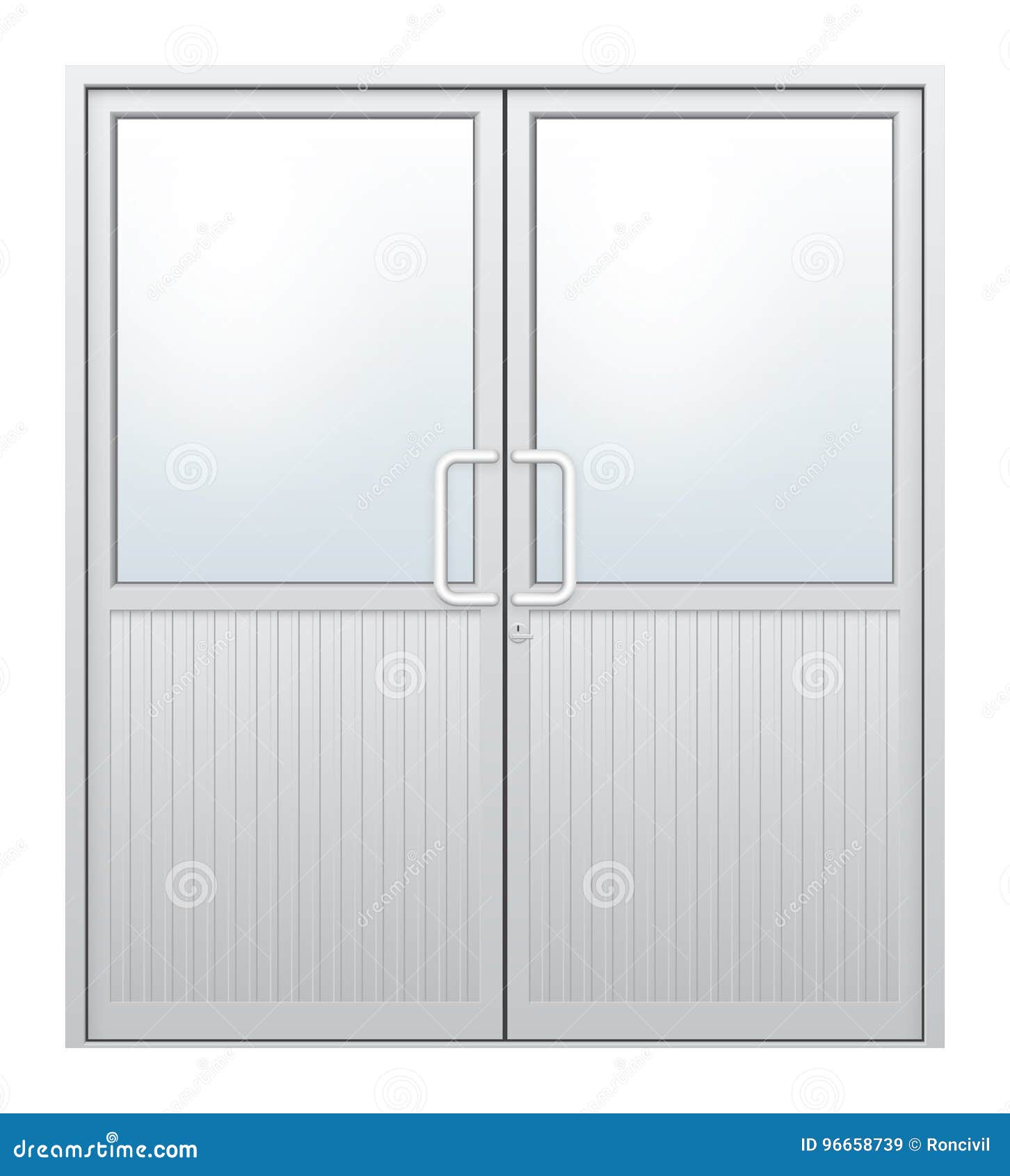 Aluminium Door Vector | CartoonDealer.com #100554187