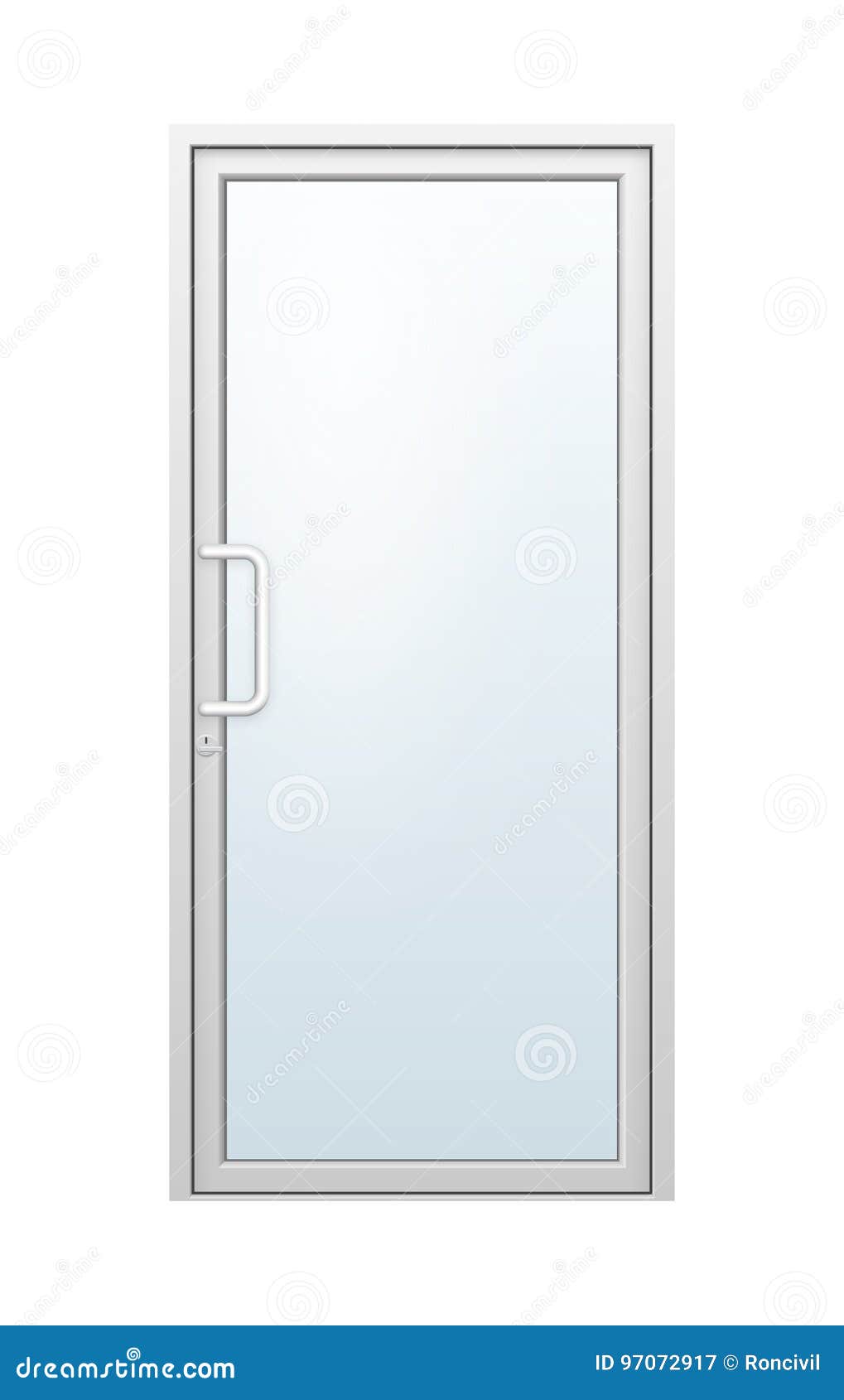 Aluminium door vector stock vector. Illustration of door - 97072917