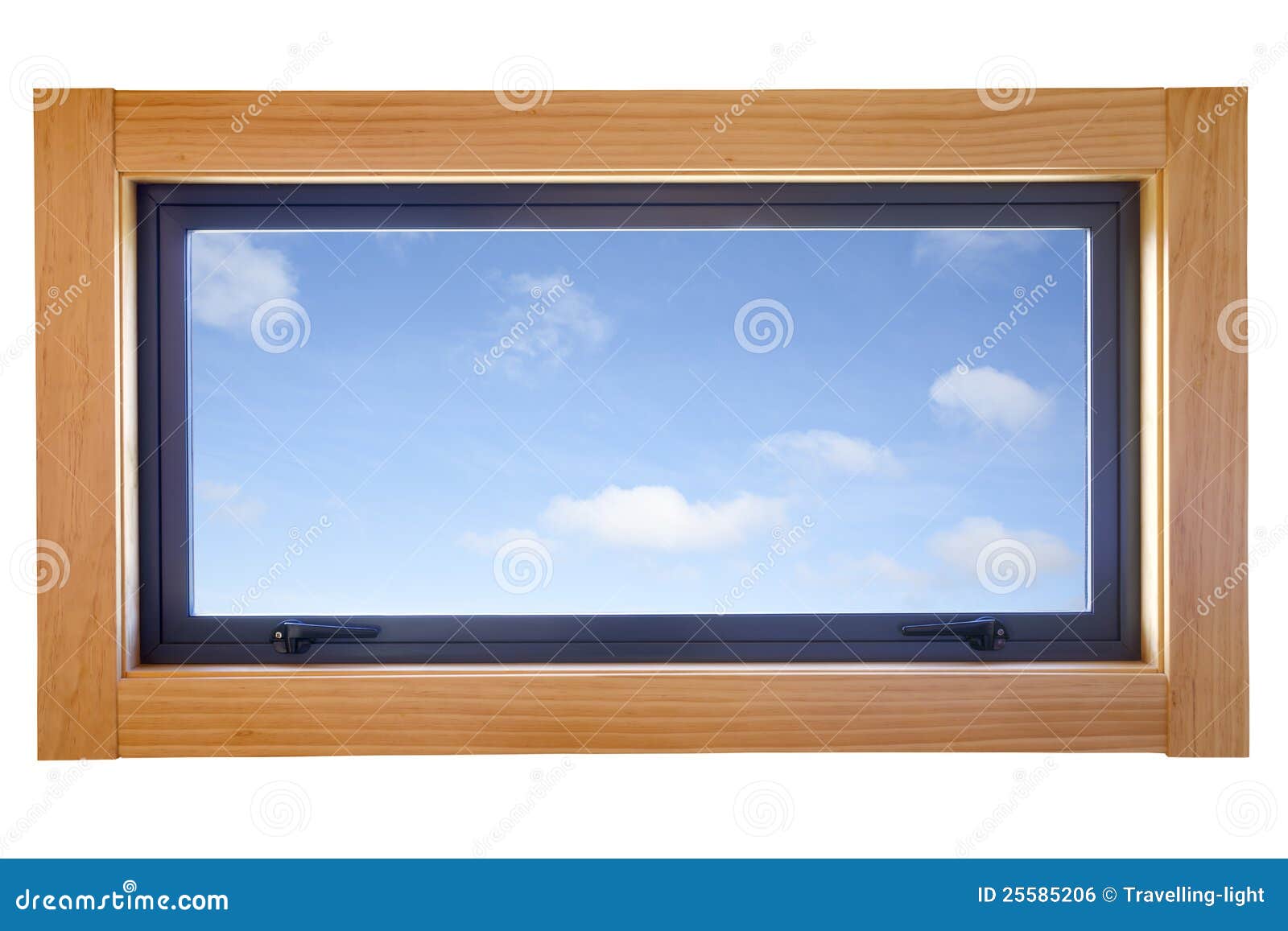 Aluminium Double Glazed Small Window Stock Photo - Image of pine, frame ...