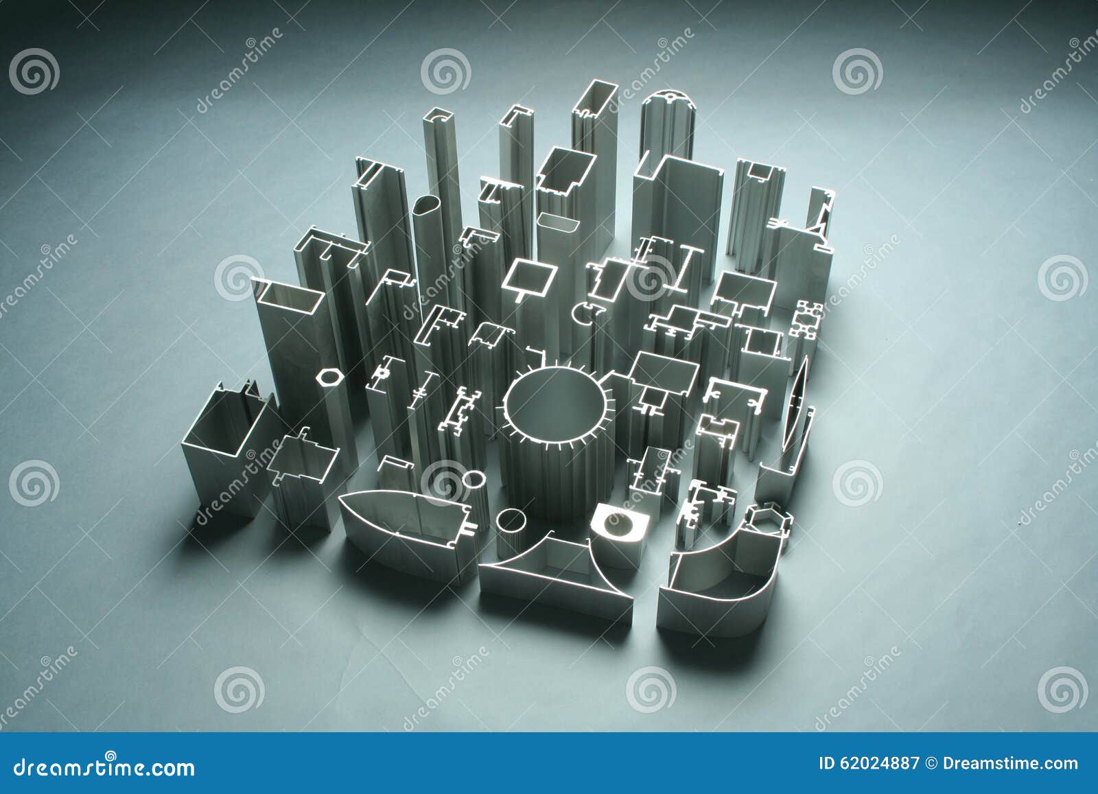 Aluminium Extrusions Abstract Industrial Stock Image - Image of graphic ...