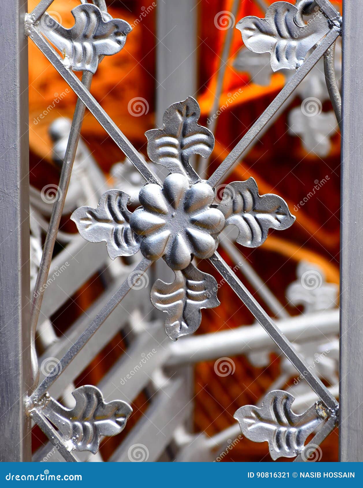 Stylish Aluminium Made Design Object Stock Image - Image of photograph ...