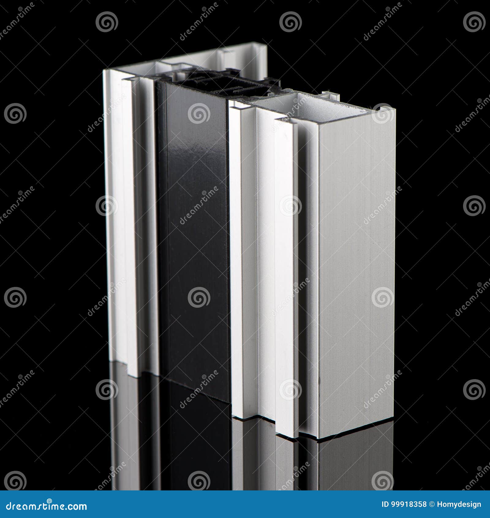 Aluminium profile sample stock photo. Image of site, aluminum - 99918358