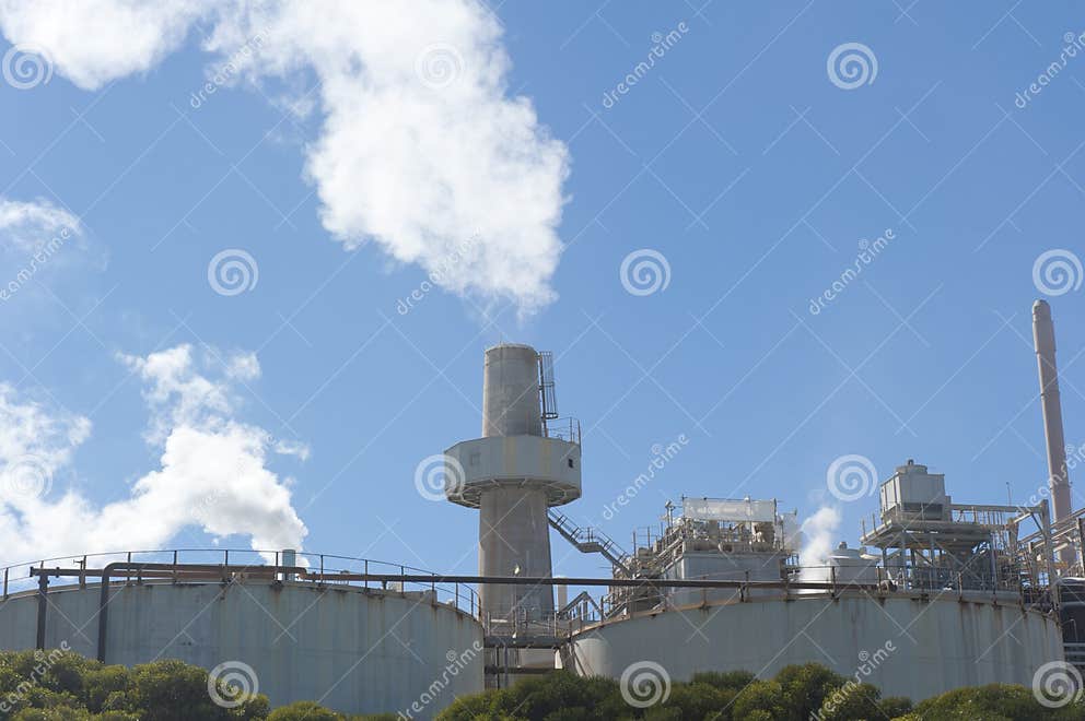 Aluminium Refinery Plant stock photo. Image of copyspace - 23586936