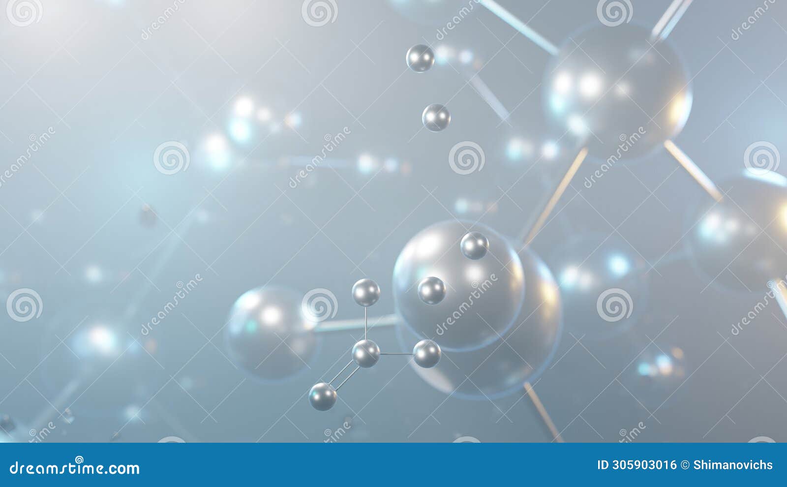 Aluminium Silicate Molecular Structure, 3d Model Molecule, E559 ...