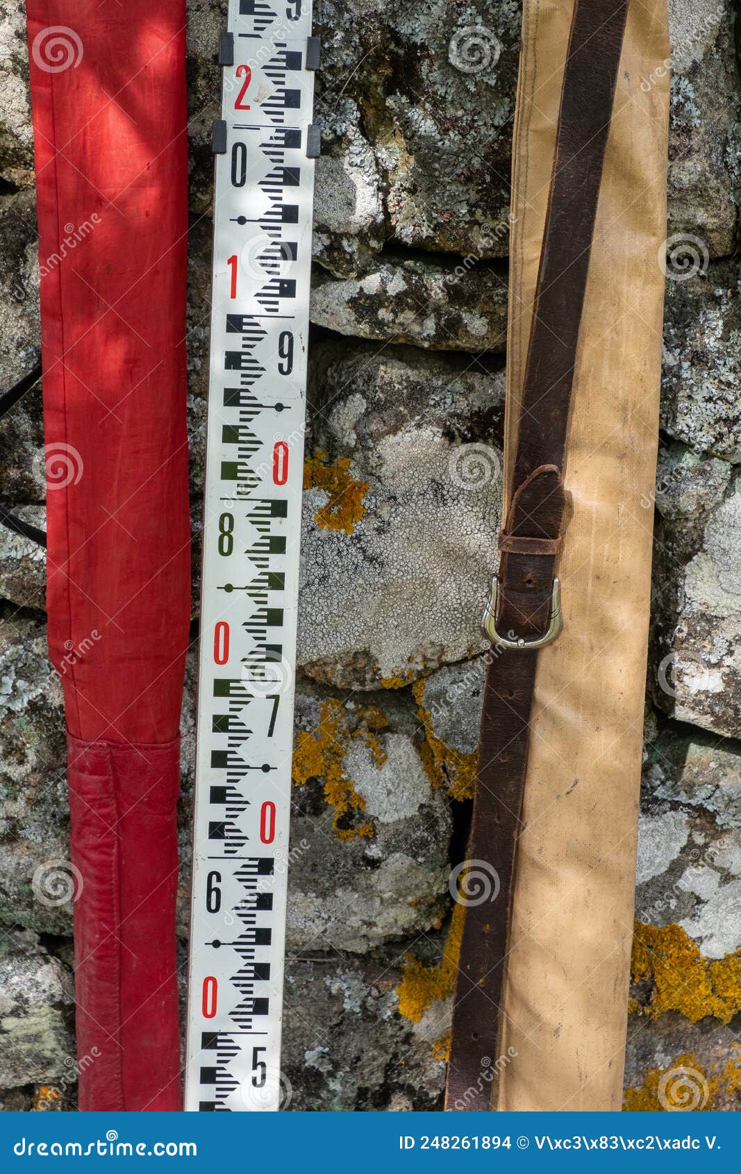 Theodolite In An Archaeological Excavation, Topographic Tool For ...