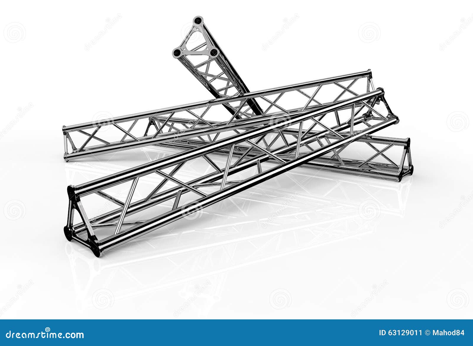 Aluminium Trusses Construction Shape Trio Royalty-Free Stock Image ...