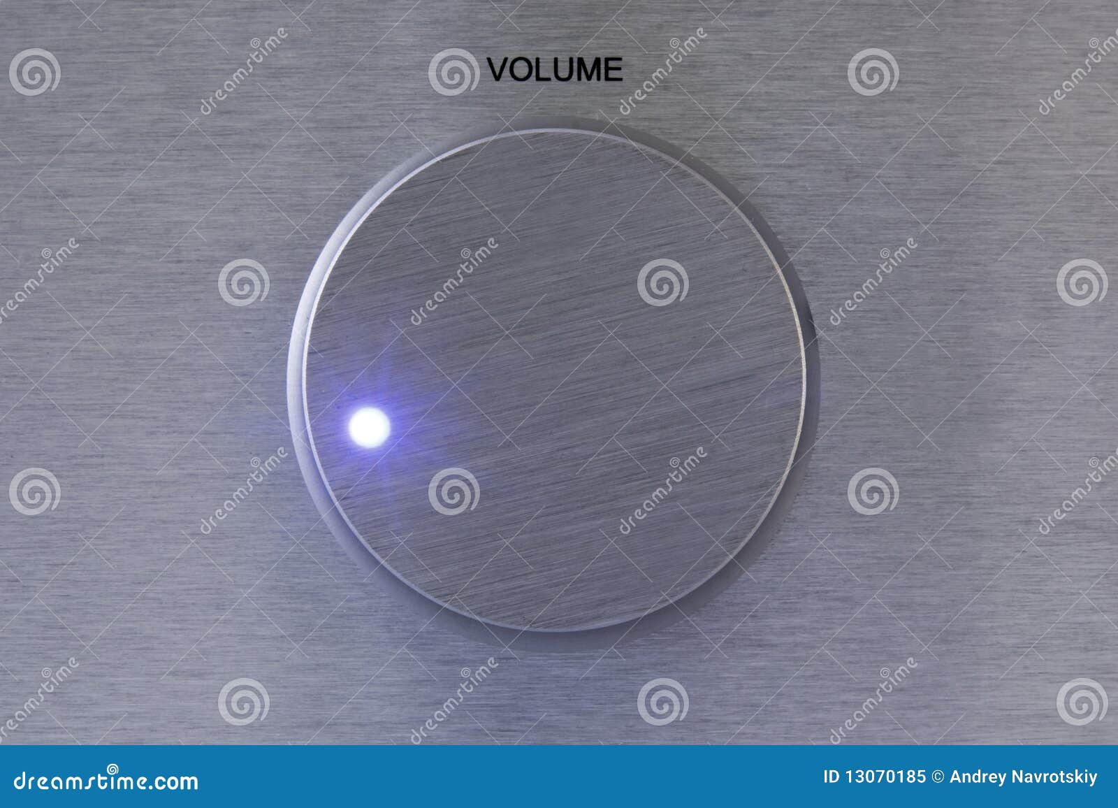 Aluminium Volume Controller with Light Stock Image - Image of mixer ...