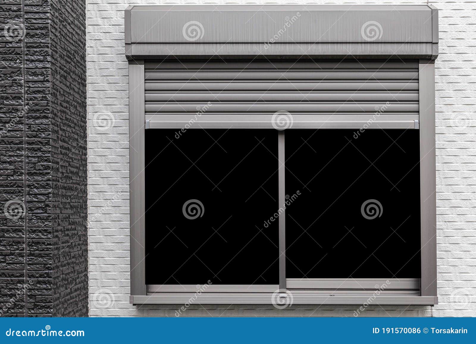 Aluminium Window Frame Isolated Stock Photo - Image of office, open ...