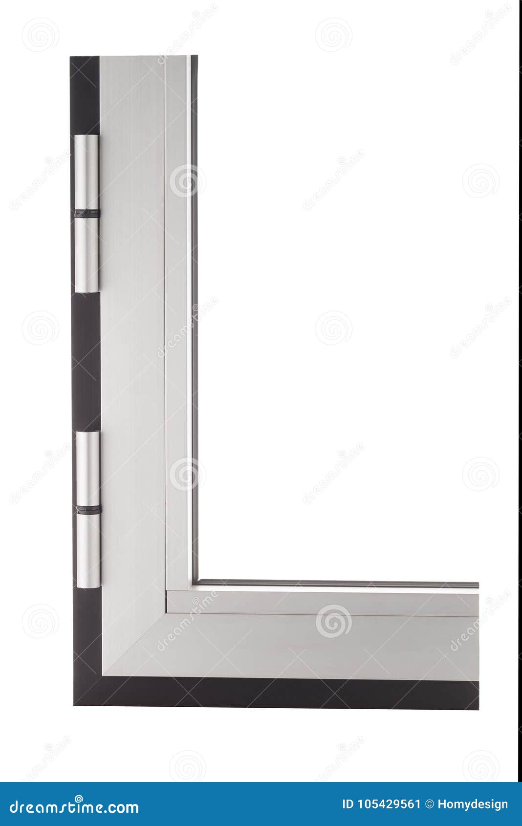 Aluminium window sample stock image. Image of aluminum - 105429561