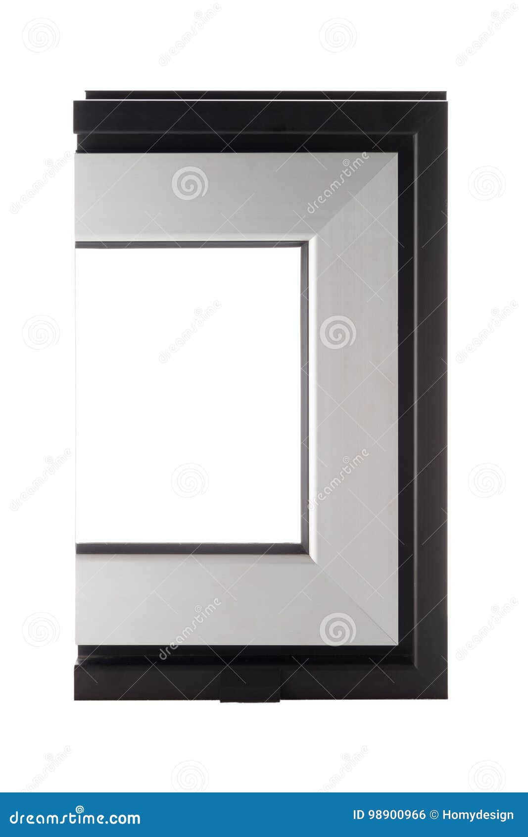 Aluminium window sample stock photo. Image of structure - 98900966