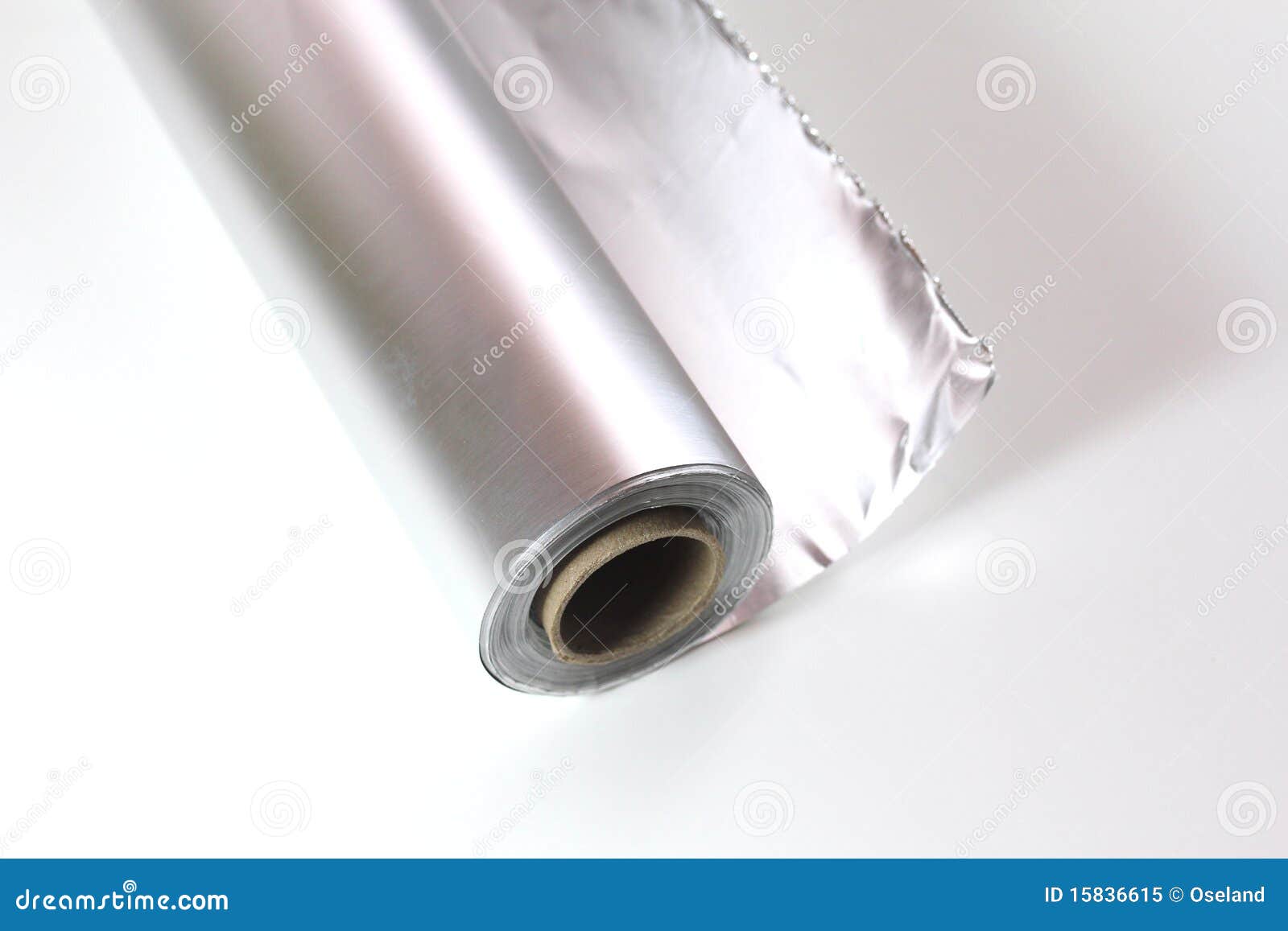 Aluminiumfolie-Rolle stockbild. Bild von gaststätte, verpackung - 15836615