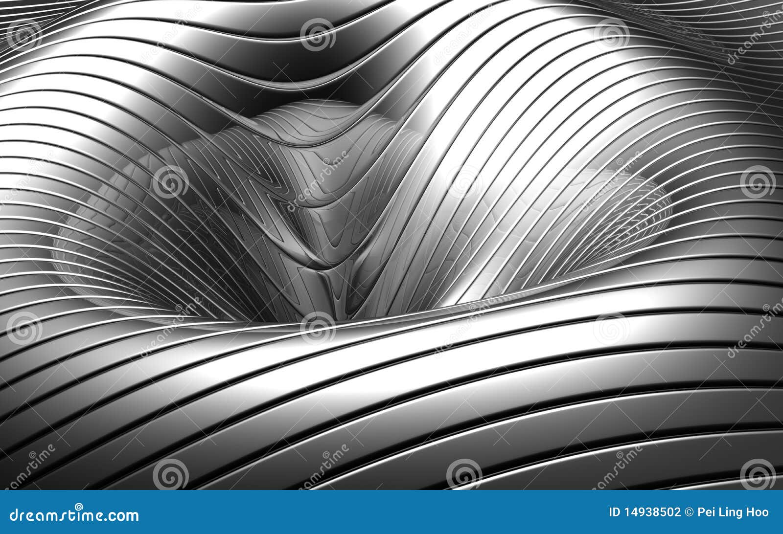 Aluminum Abstract Silver Concave Background Stock Illustration ...