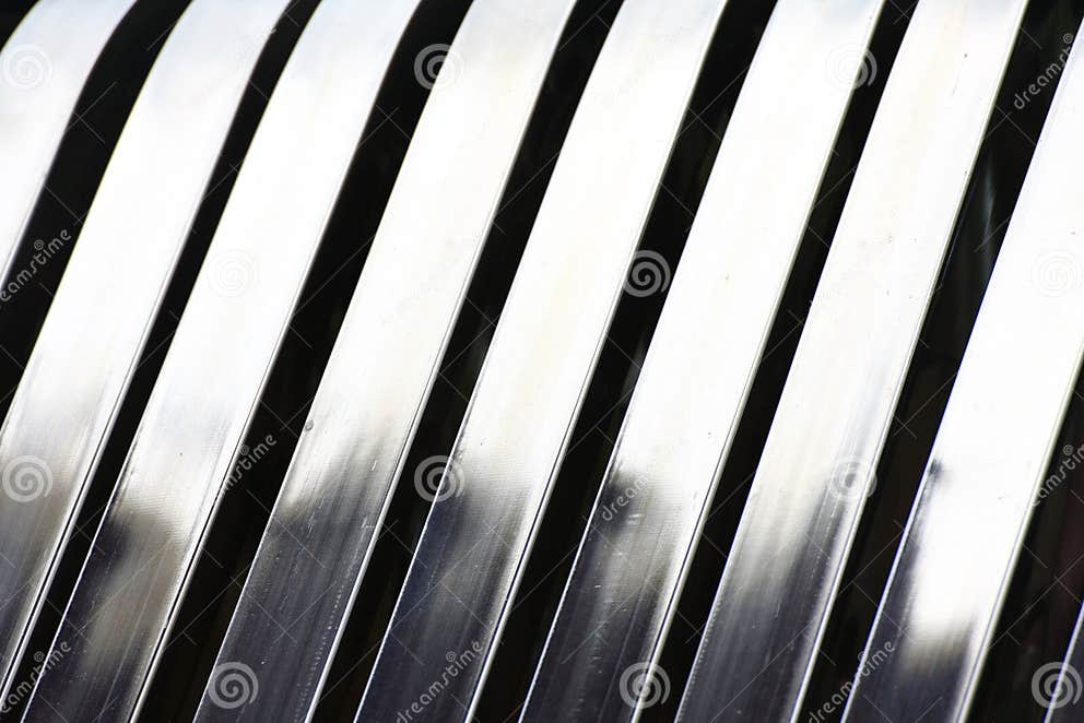 Aluminum Abstract Silver Stripe Pattern Stock Photo - Image of ...