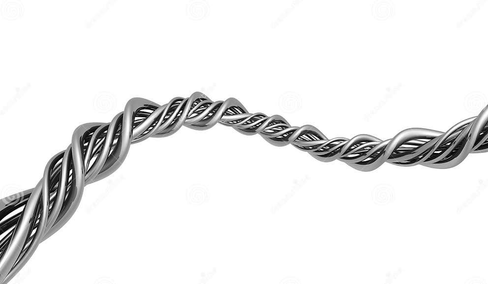 Aluminum Abstract String Wire Stock Illustration - Illustration of ...
