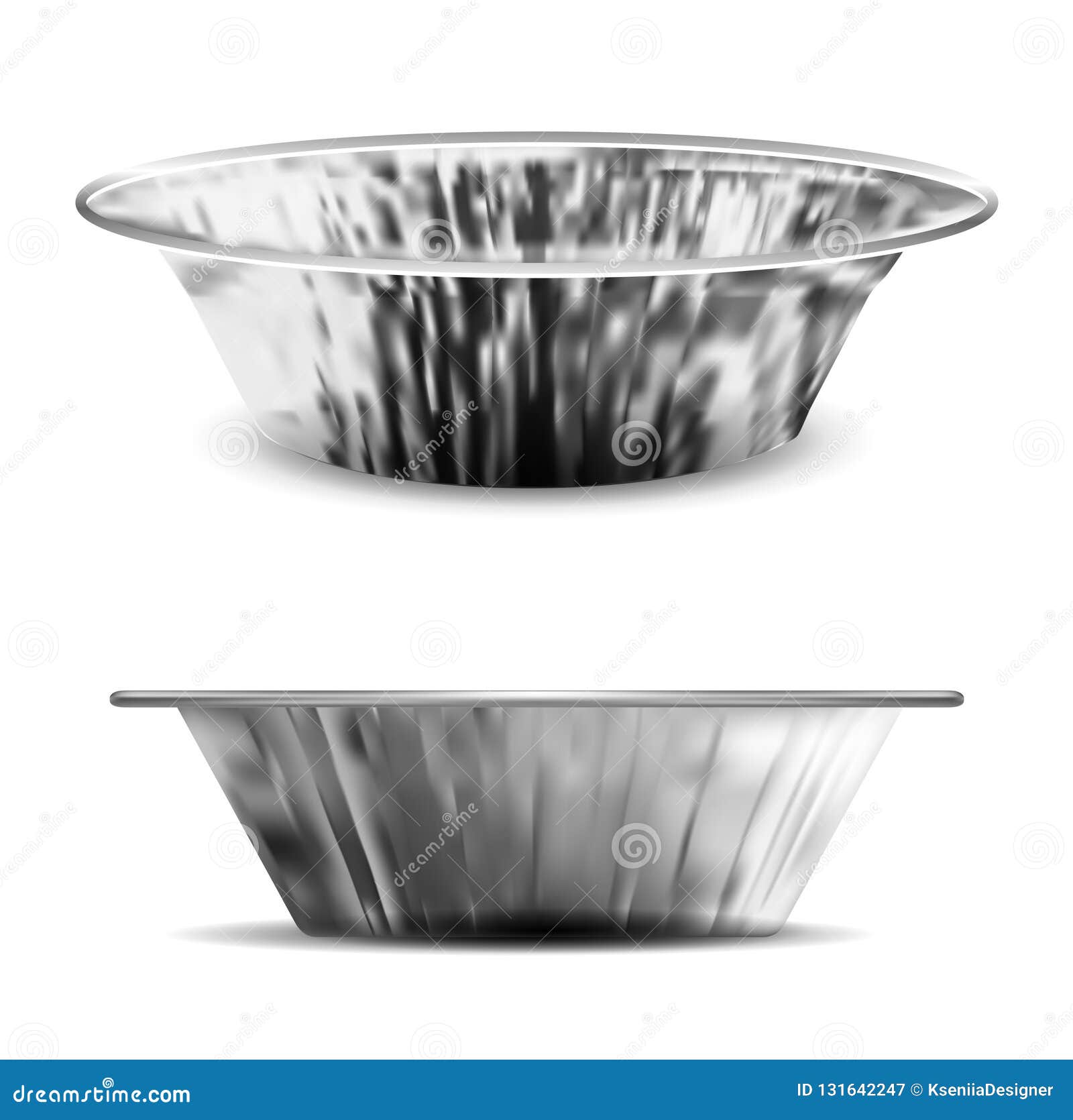 Aluminum baking pan stock vector. Illustration of dessert - 131642247