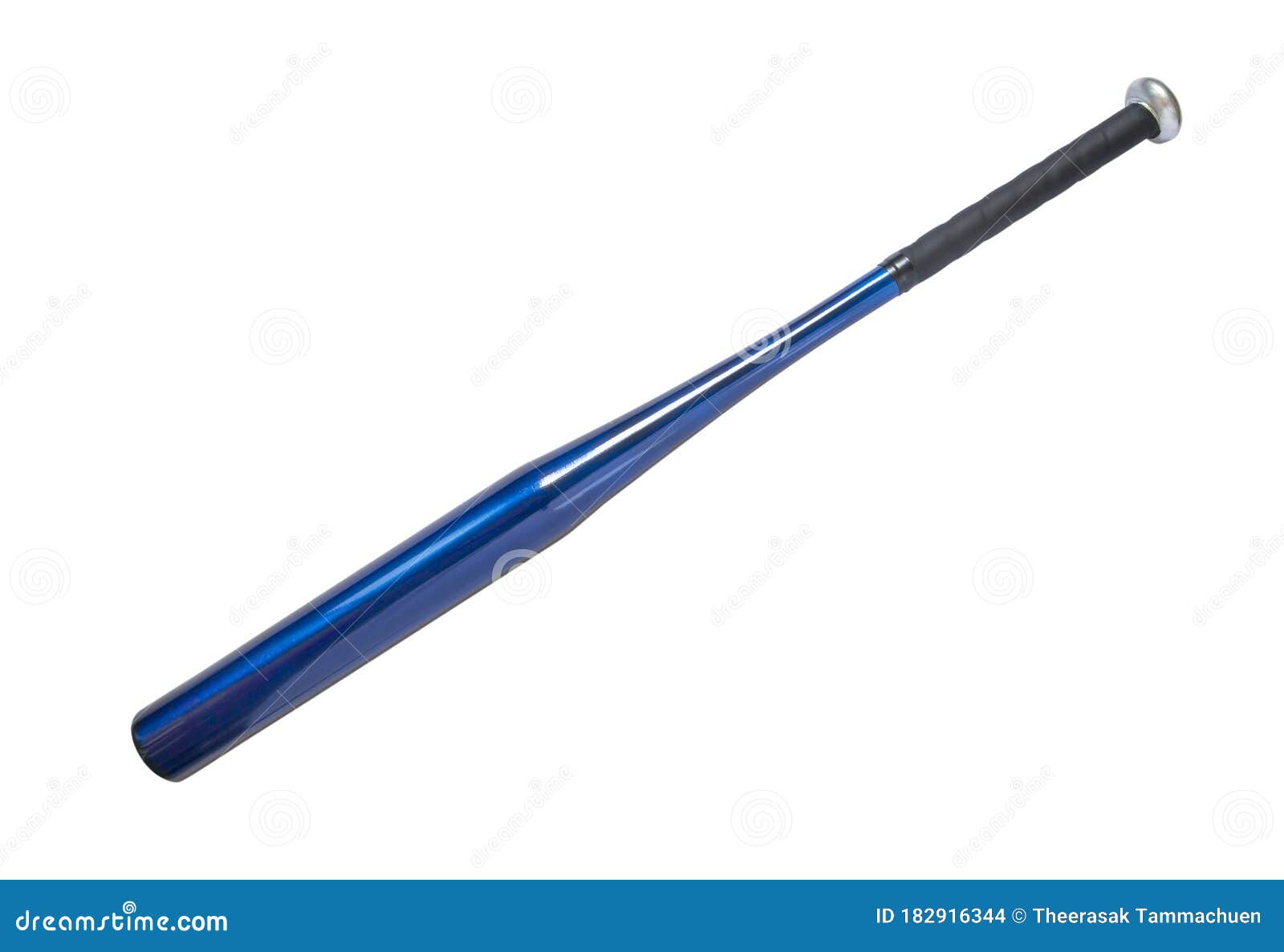 Aluminum Baseball Bat Isolated on White Stock Photo - Image of leisure ...