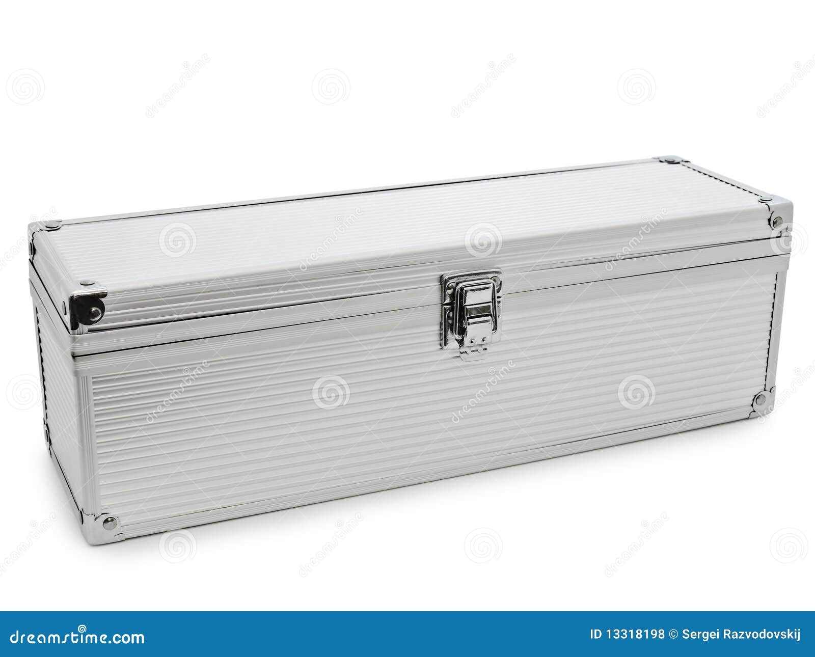 Aluminum box stock photo. Image of storage, accessory - 13318198