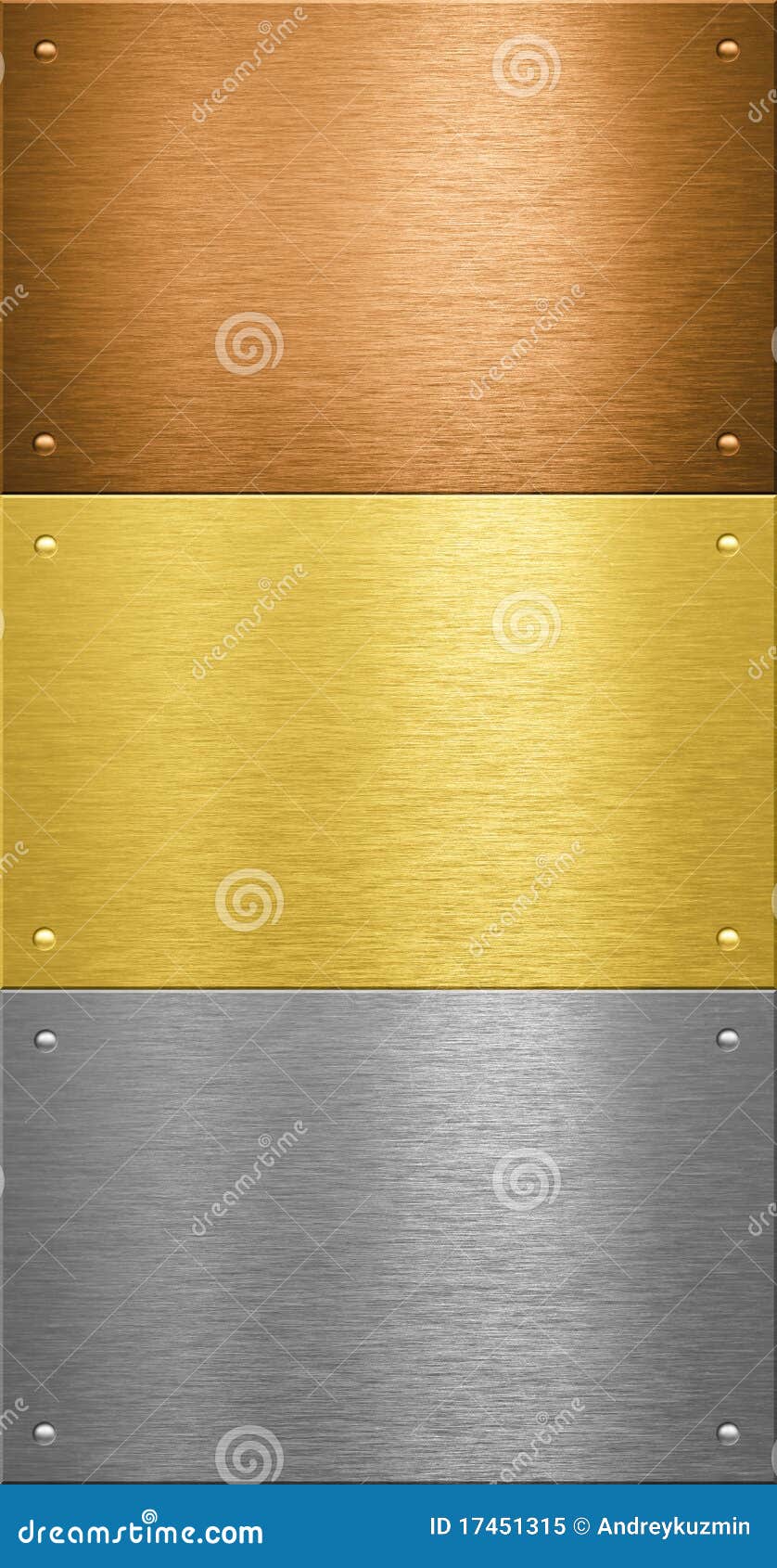 Aluminum and Brass Metal Plates with Rivets Stock Image - Image of gray ... Aluminum and Brass Metal Plates with Rivets Stock Image - Image of gray ...