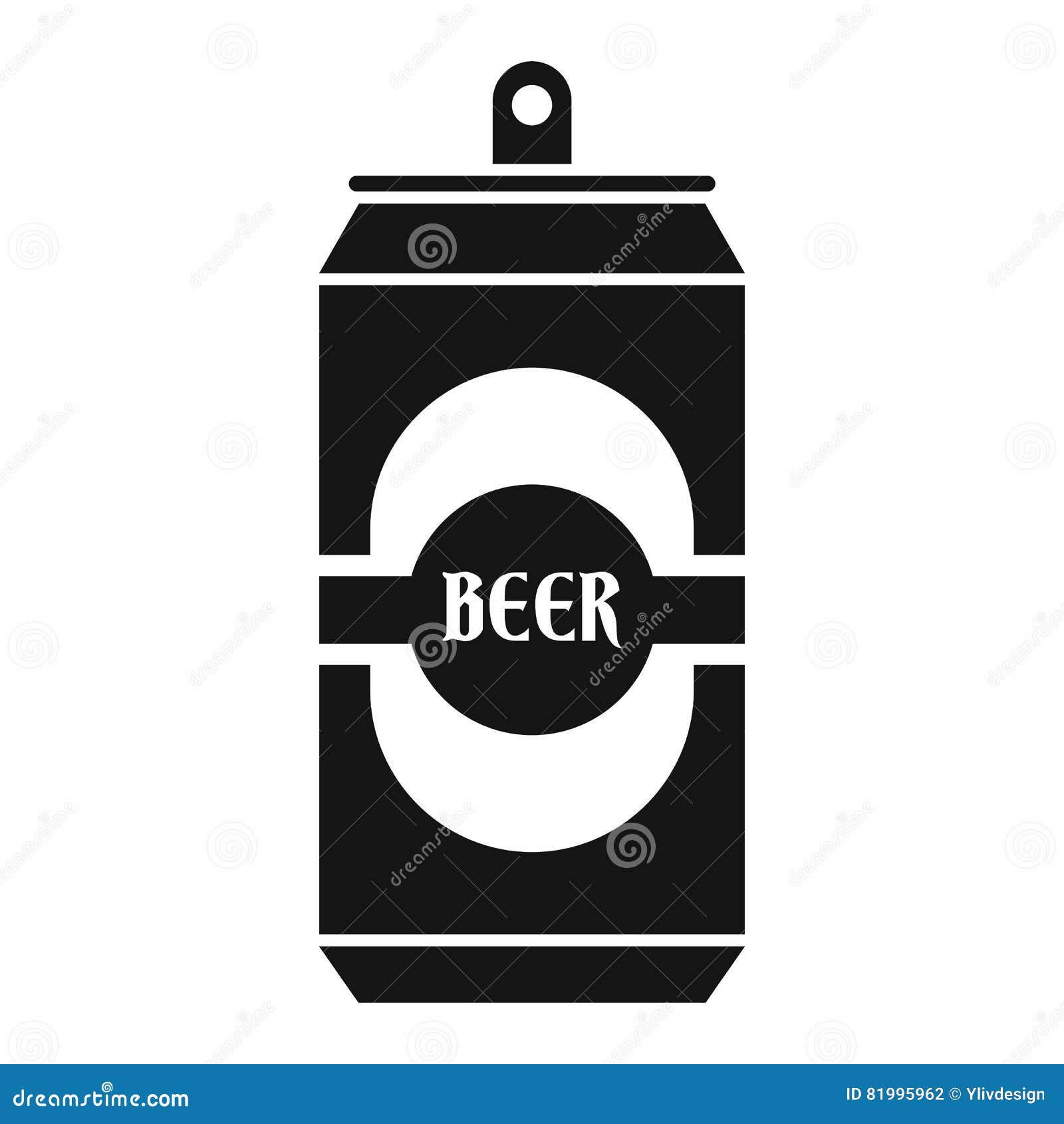 Aluminum Can Icon, Simple Style Stock Vector - Illustration of metal ...