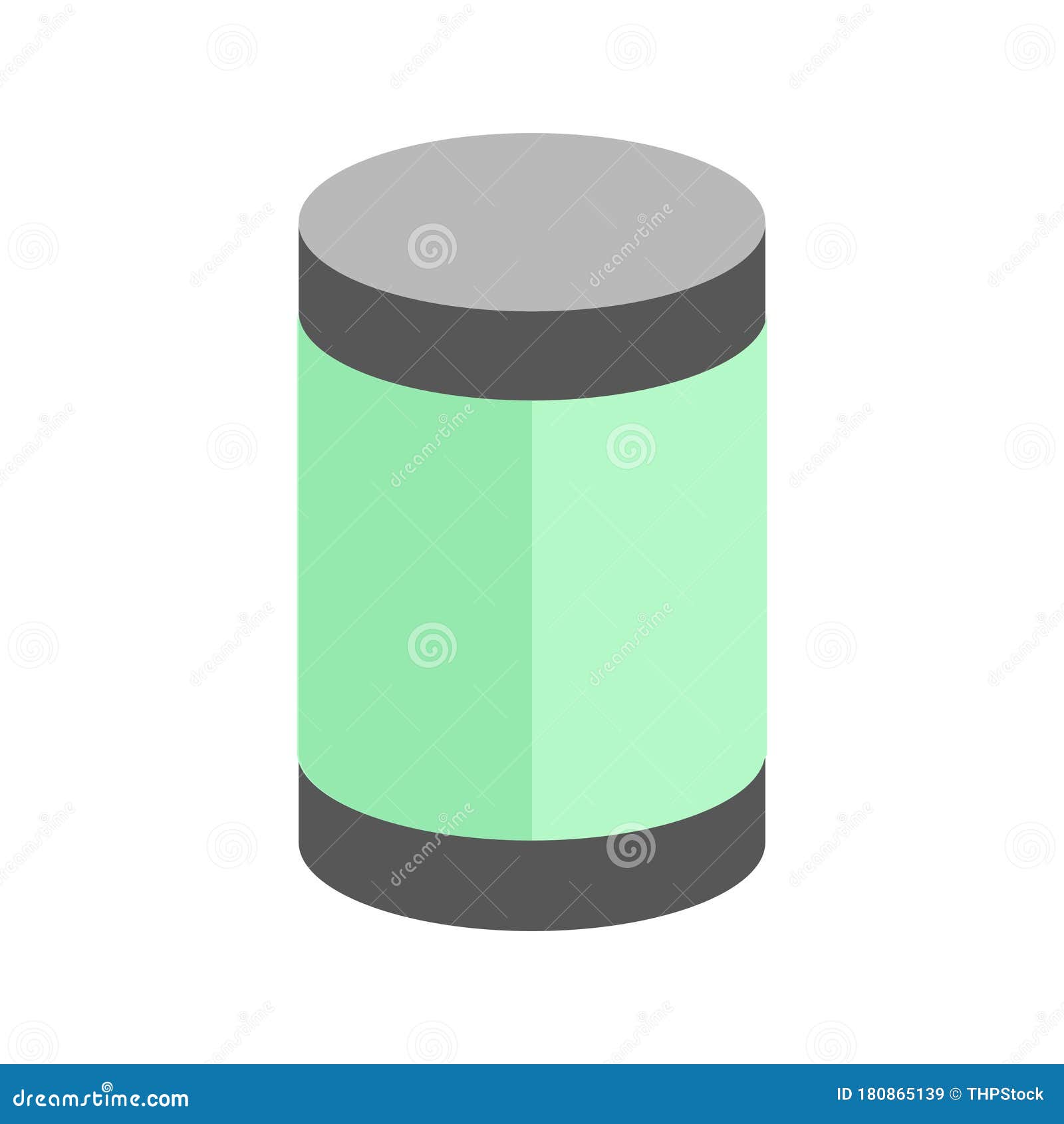 Aluminum Can Icon Vector stock vector. Illustration of metal - 180865139