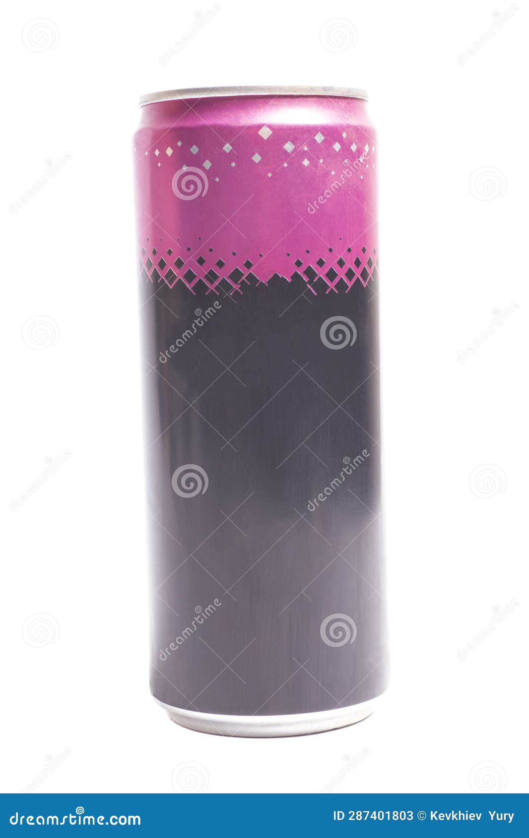 Aluminum Can Isolated on White Stock Image - Image of metal, packaging ...