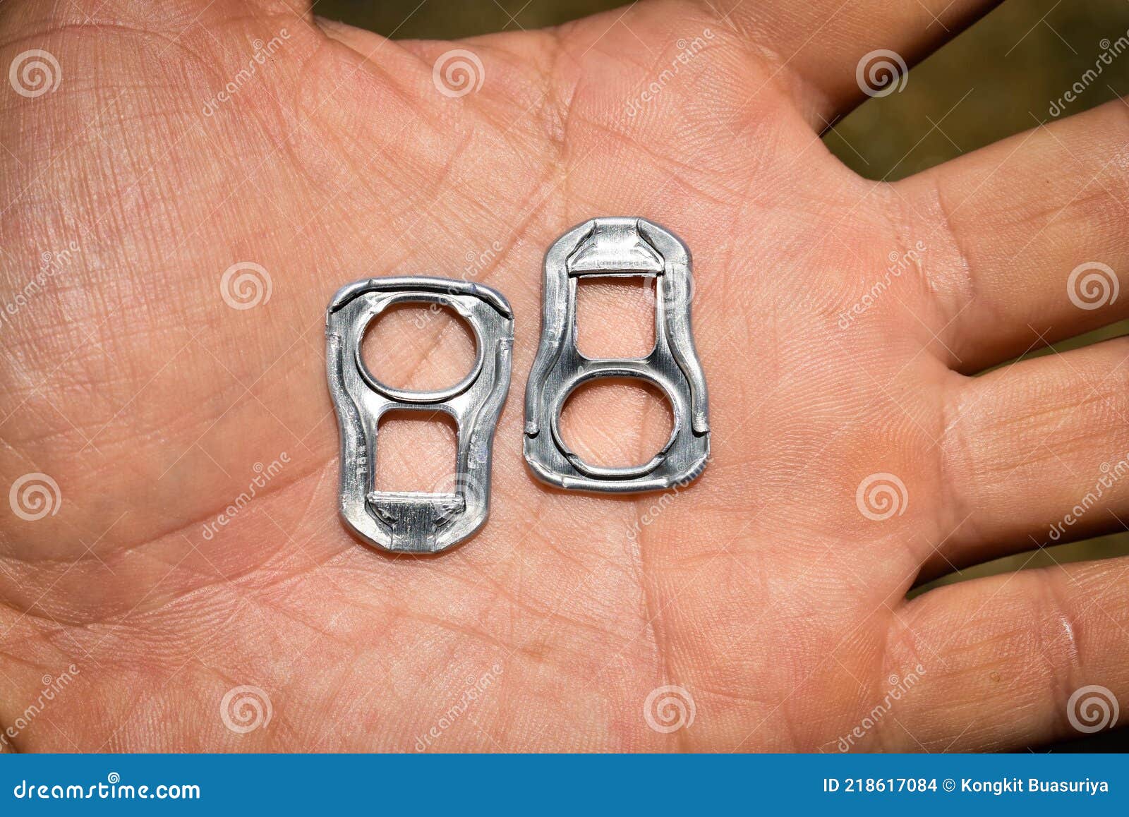 Aluminum Can Lid Loop,loop Can Opener Stock Photo - Image of stainless ...