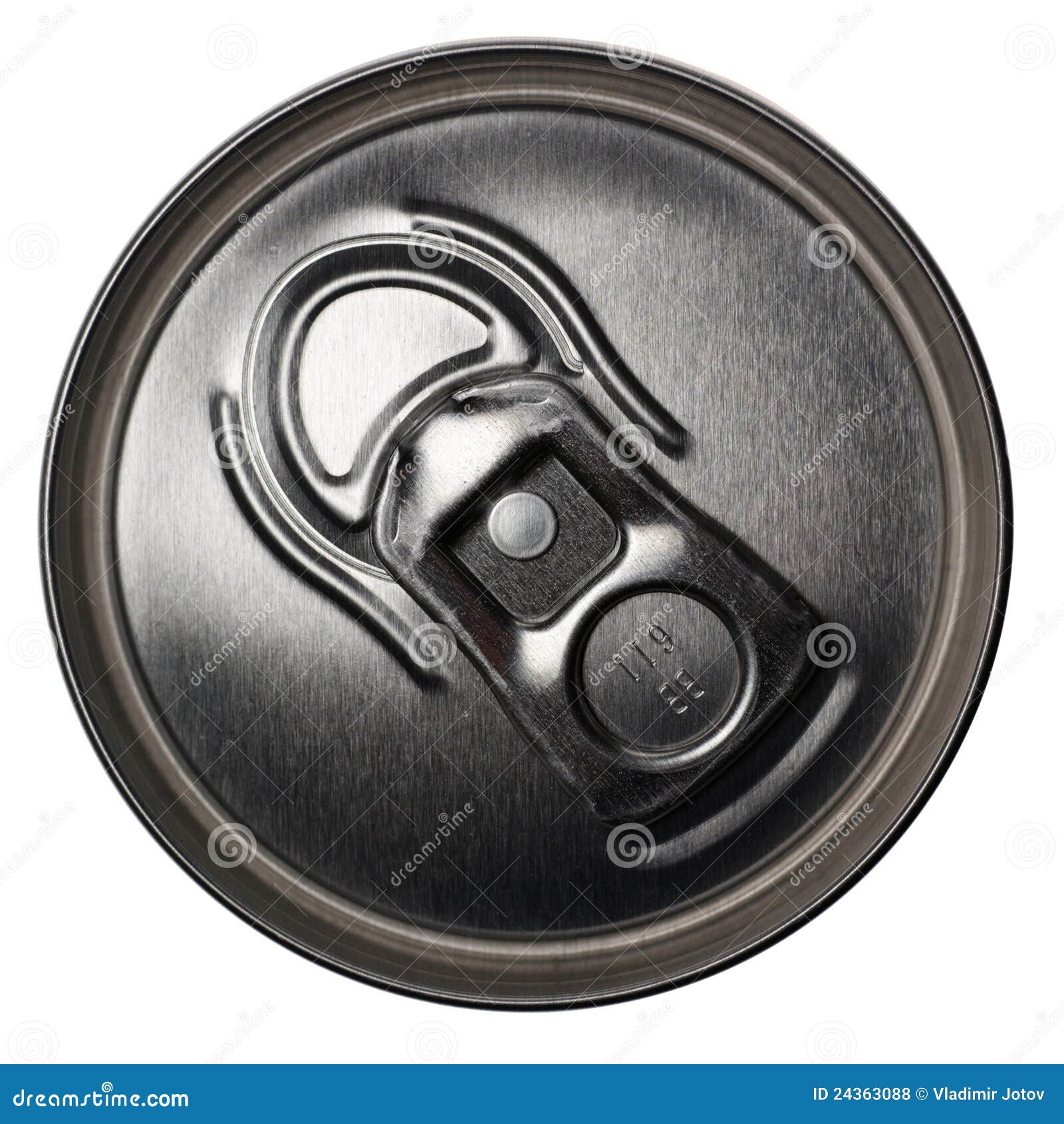 Aluminum can top stock photo. Image of isolated, material - 24363088