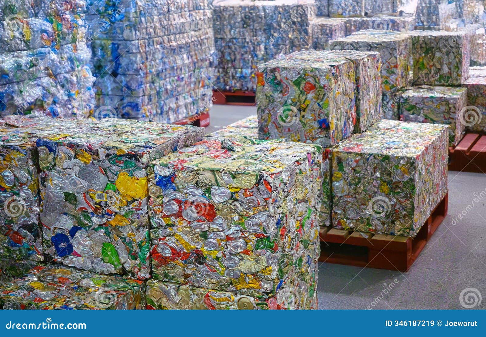 Recycle industry stock image. Image of packed, waste - 346187219