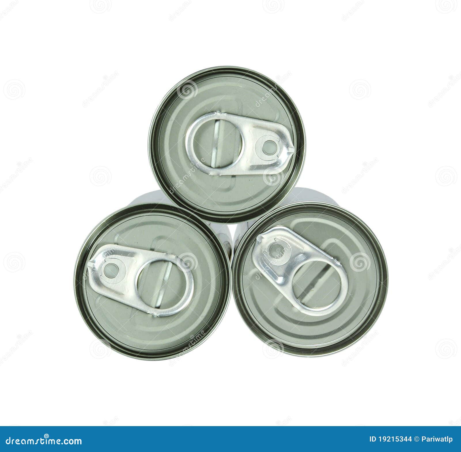 Aluminum Cans and Ring Pull Stock Photo - Image of material, circle ...