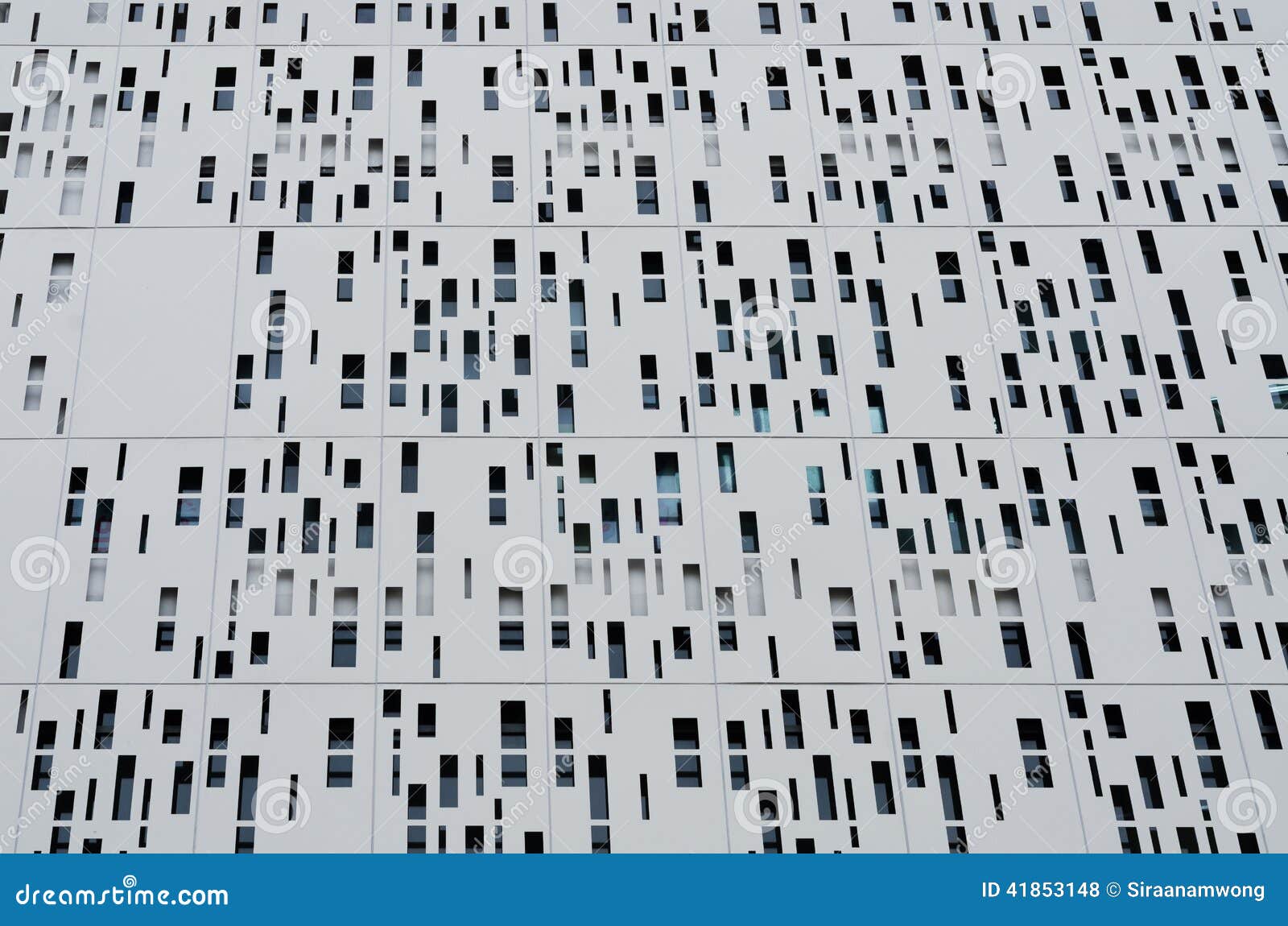 Aluminum Cladding Second Skin of Building Stock Photo - Image of ...